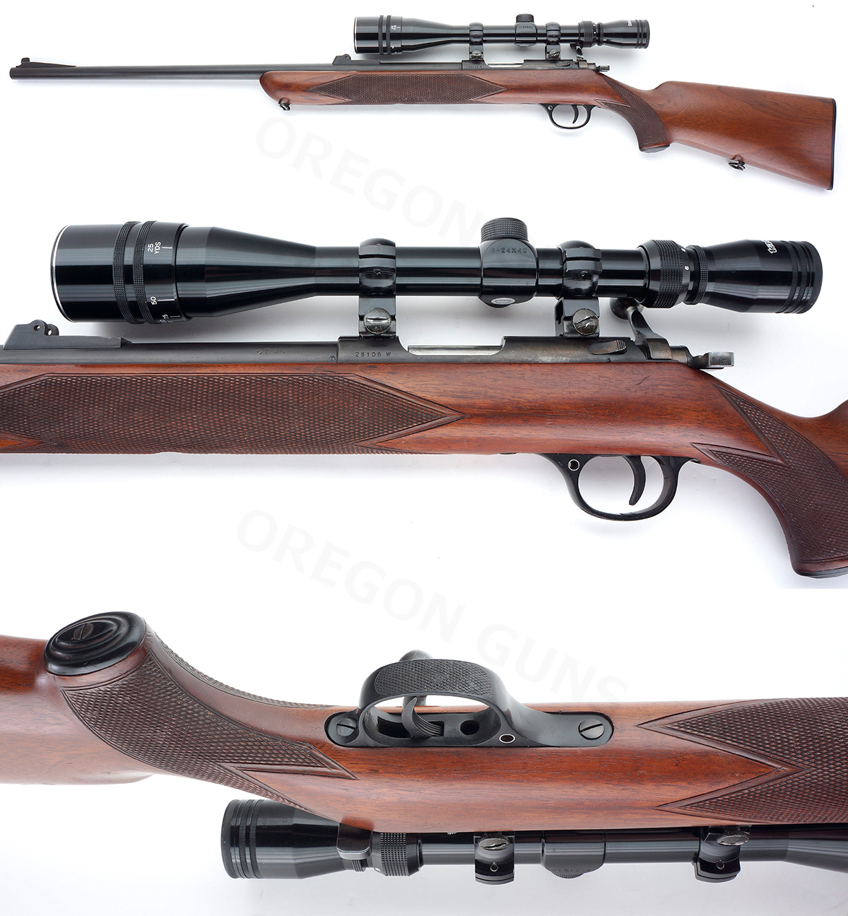 Walther Sportmodell V Single Shot Bolt Action Rifle .22 Lr With Scope ...