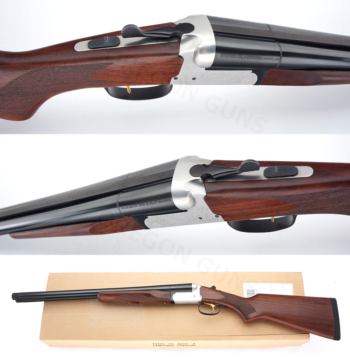 Stoeger - COACH GUN STF 3000 SIDE BY SIDE 12 GA SHOTGUN LIKE NEW IN BOX ...