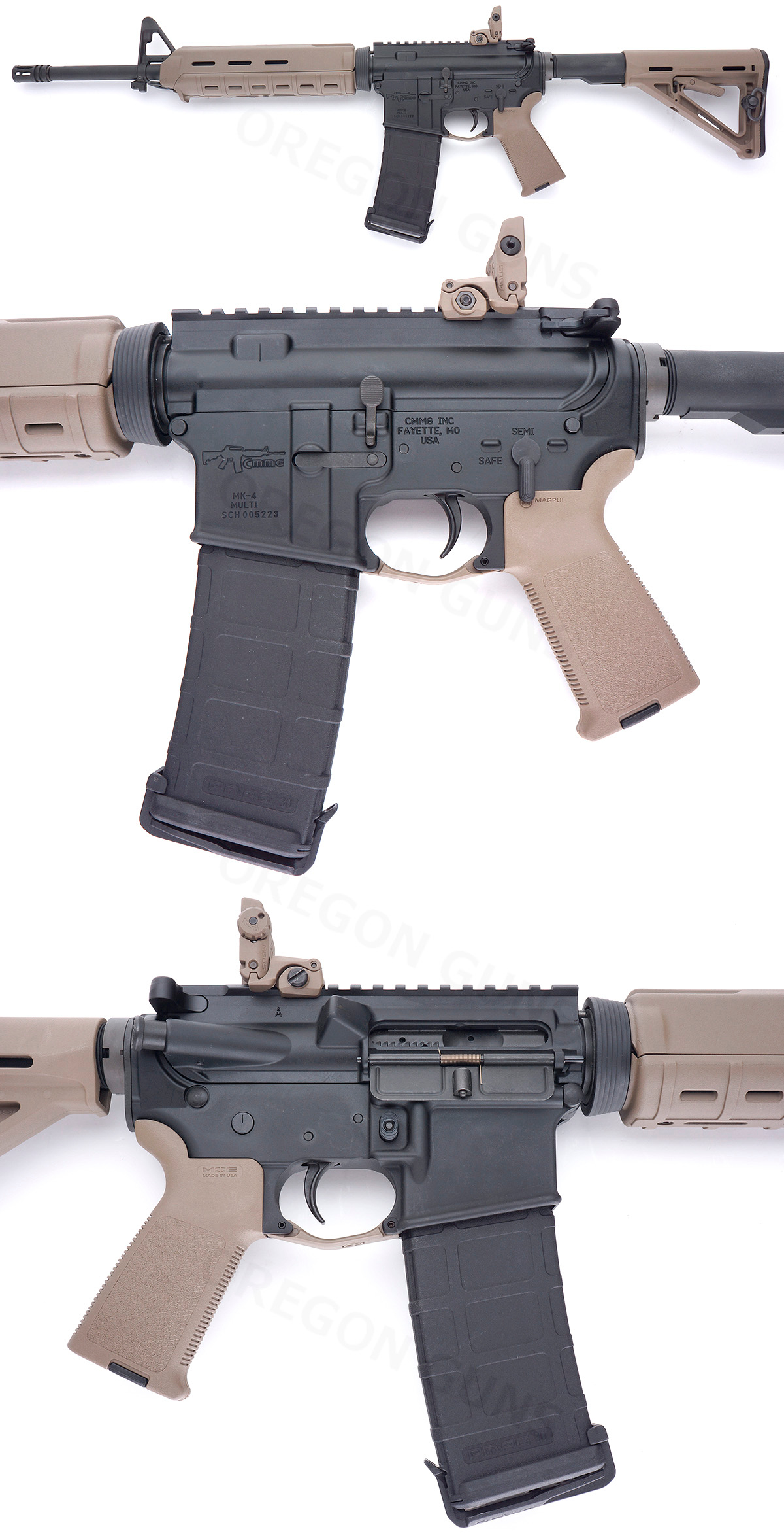 - CMMG AR-15 MOD MK4 AR15 SEMIAUTO .223-5.56MM MAGPUL DARK EARTH SN ...