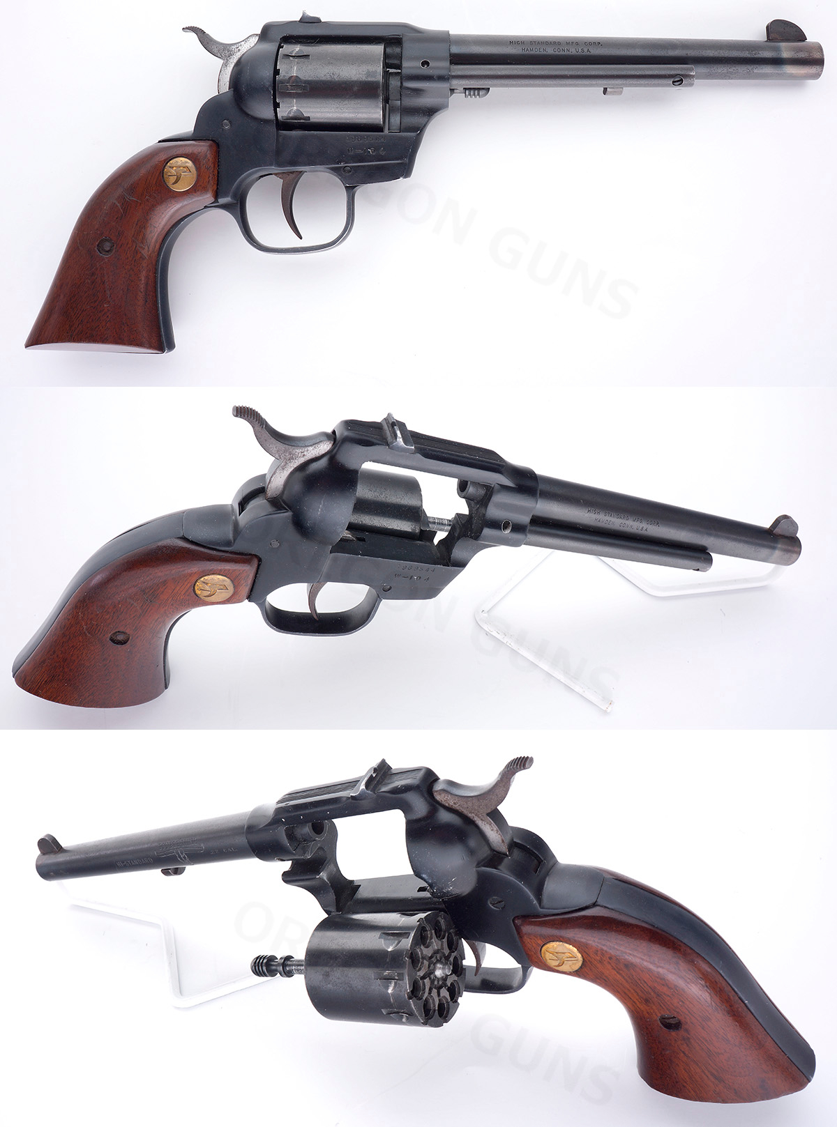 High Standard - HI-STANDARD DOUBLE-NINE SERIES W-104 REVOLVER .22 CAL ...