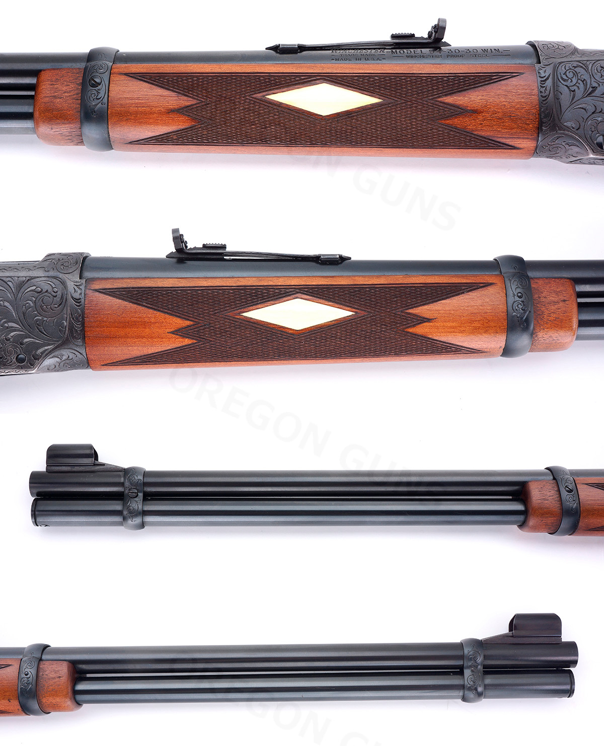 Winchester Model 94 Lever Action Carbine Custom Engraving 30-30 Win Mfg ...