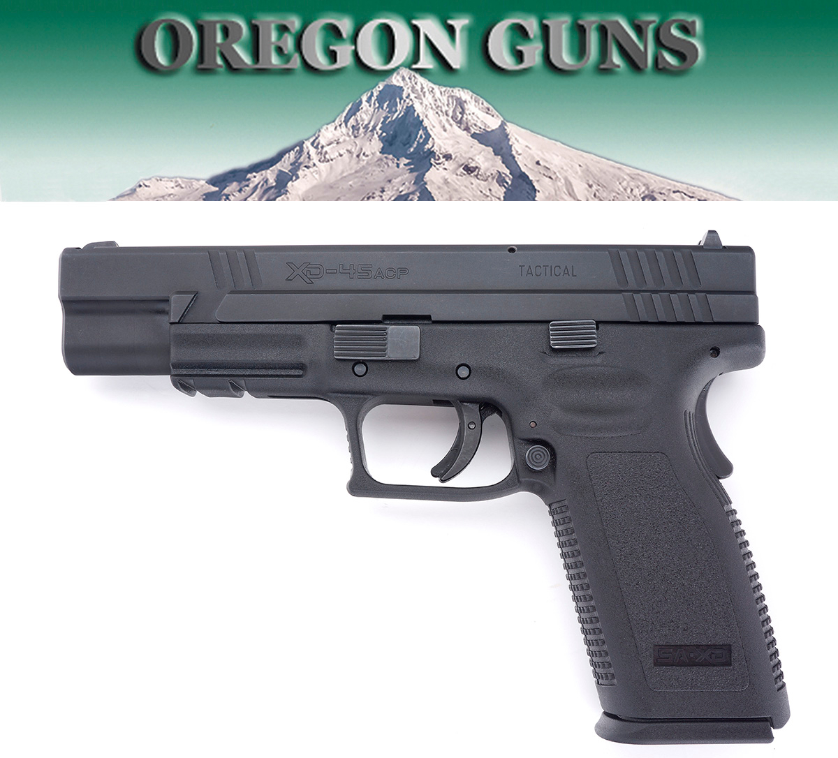 Springfield Armory Xd-45 5 In. Tactical 45 Cal Semi Automatic Pistol Sn ...