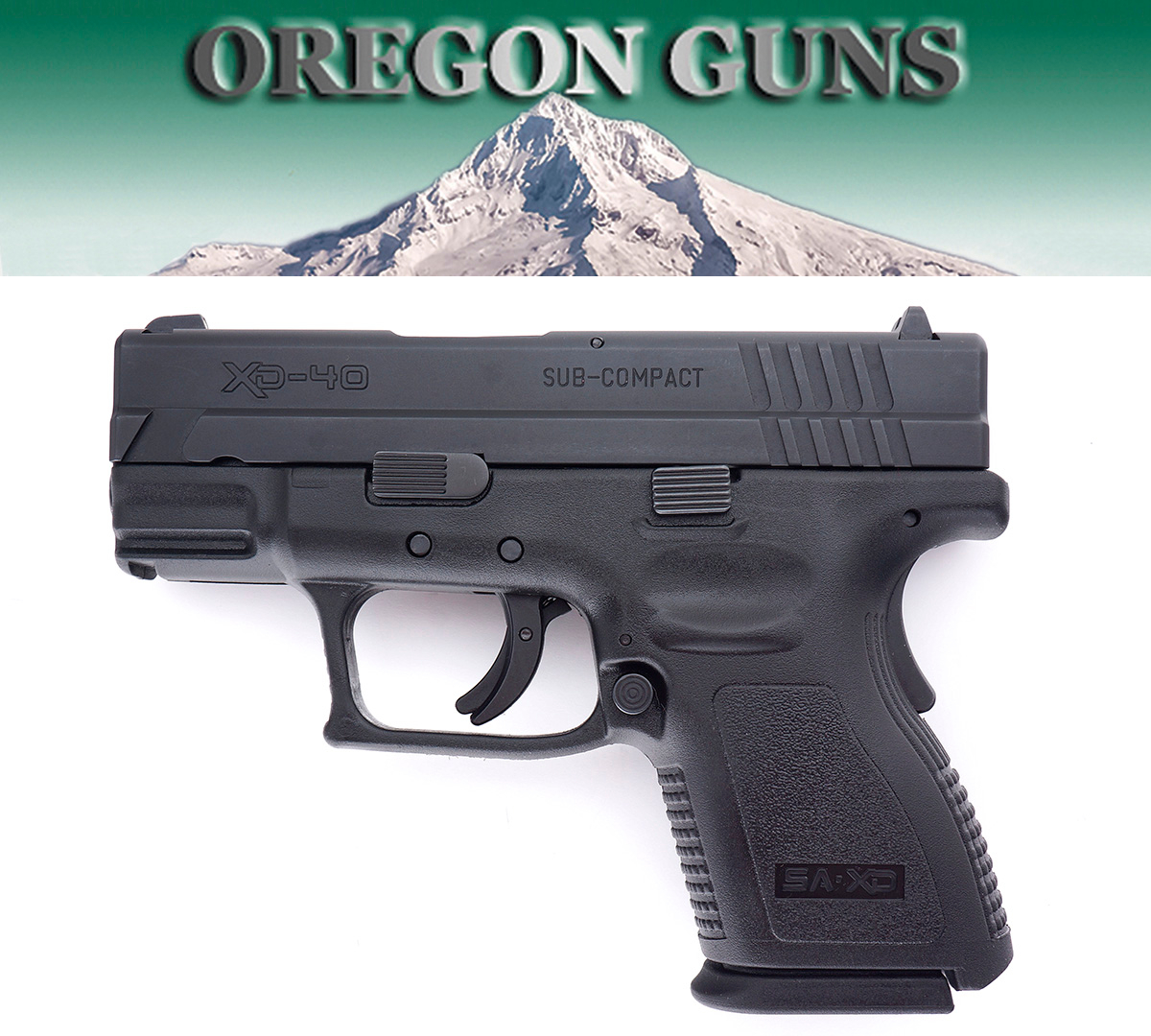 Springfield Armory Xd-40 Sub Compact Semiauto Pistol .40s&W Excellent ...