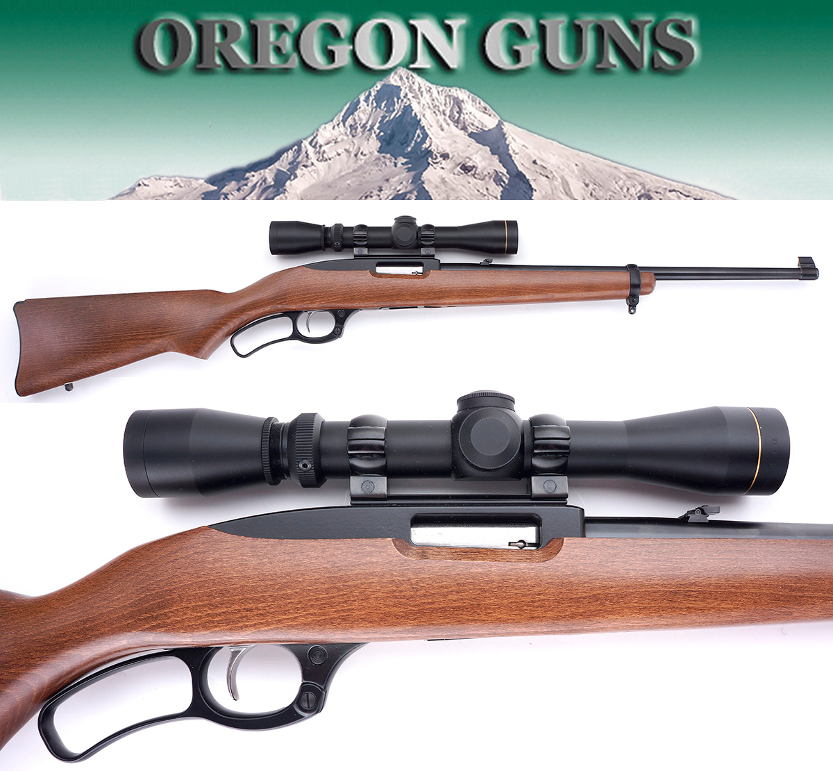Ruger Model Ninety-Six 96 Lever Rifle 17hmr Leupold Scope Like New Sn ...