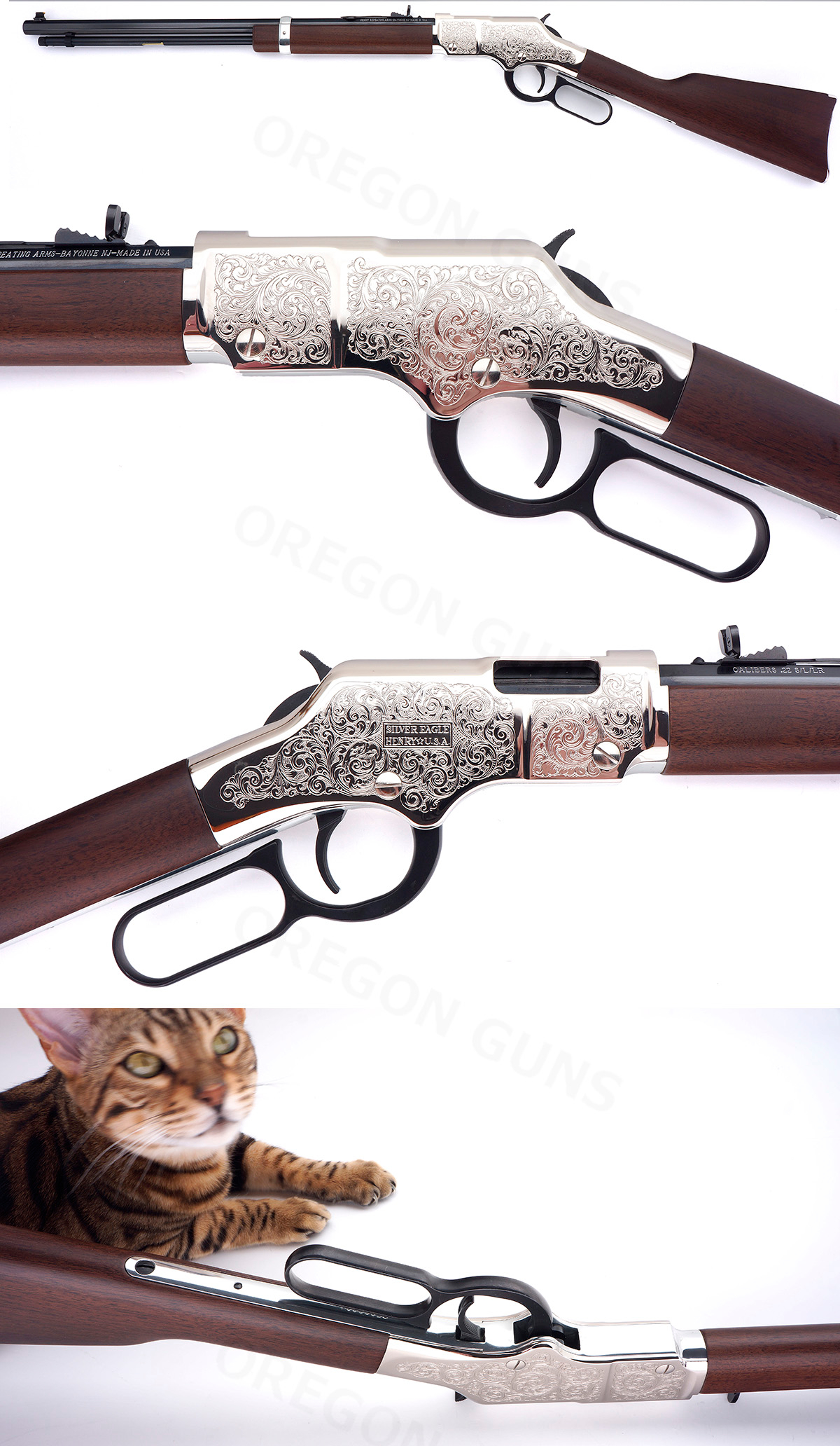 Henry Repeating Arms Co. Silver Eagle Hexagon Barrel Lever Action 22 ...