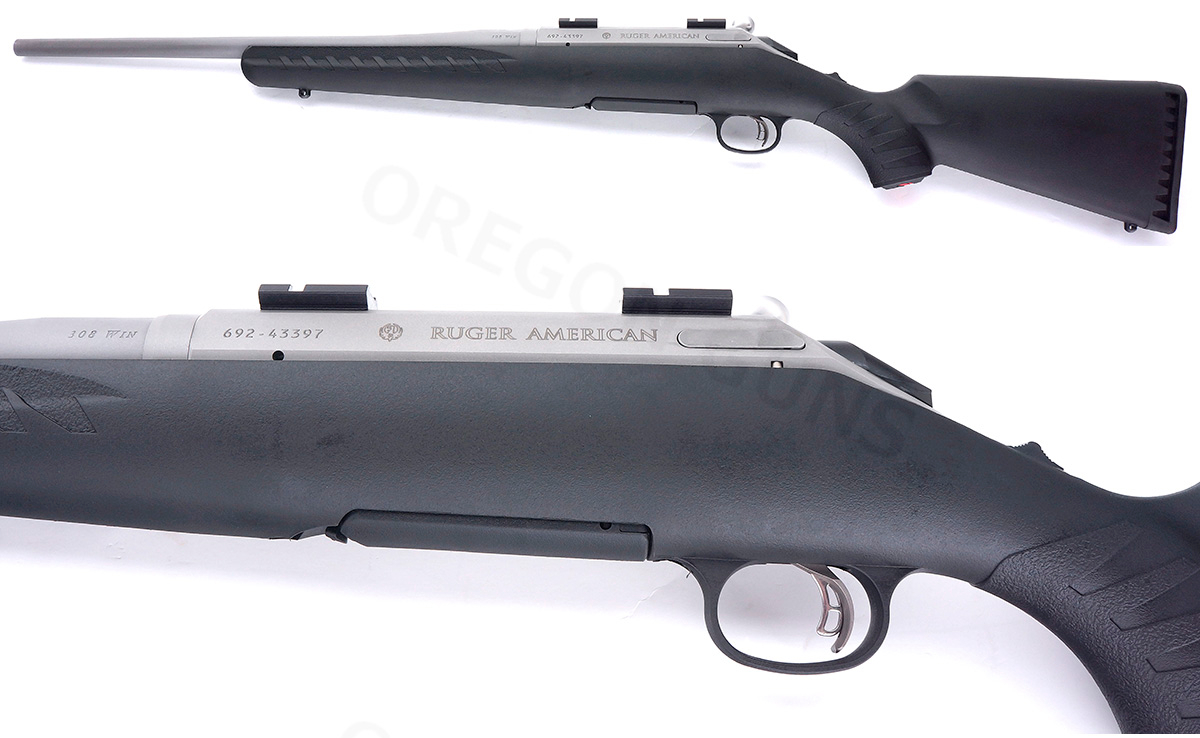 Ruger American All-Weather Compact Stainless Bolt Rifle .308 Win New In ...