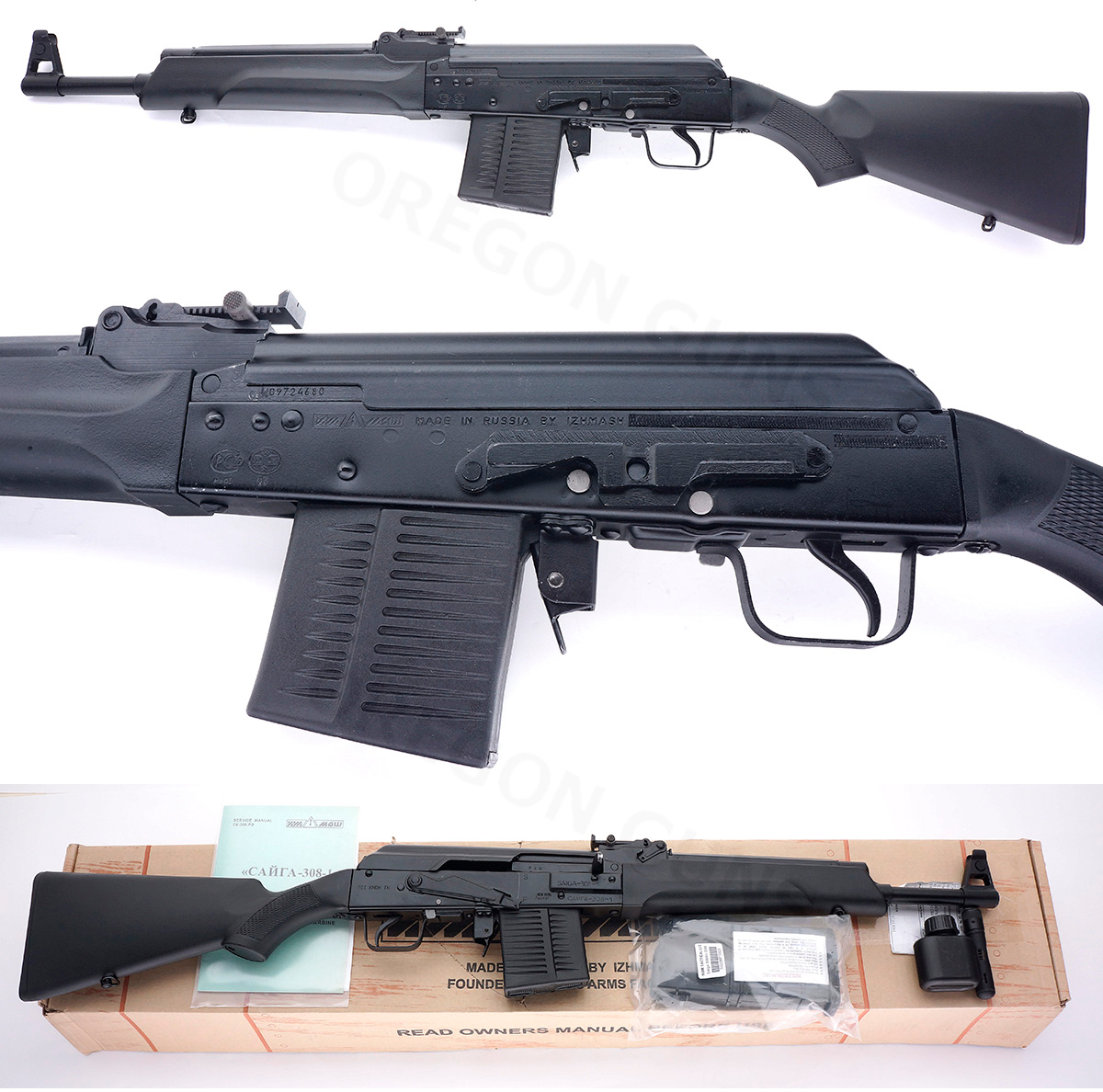 Saiga 308 Ak Style Semi-Automatic Rifle .308 Win Like New In Box ...