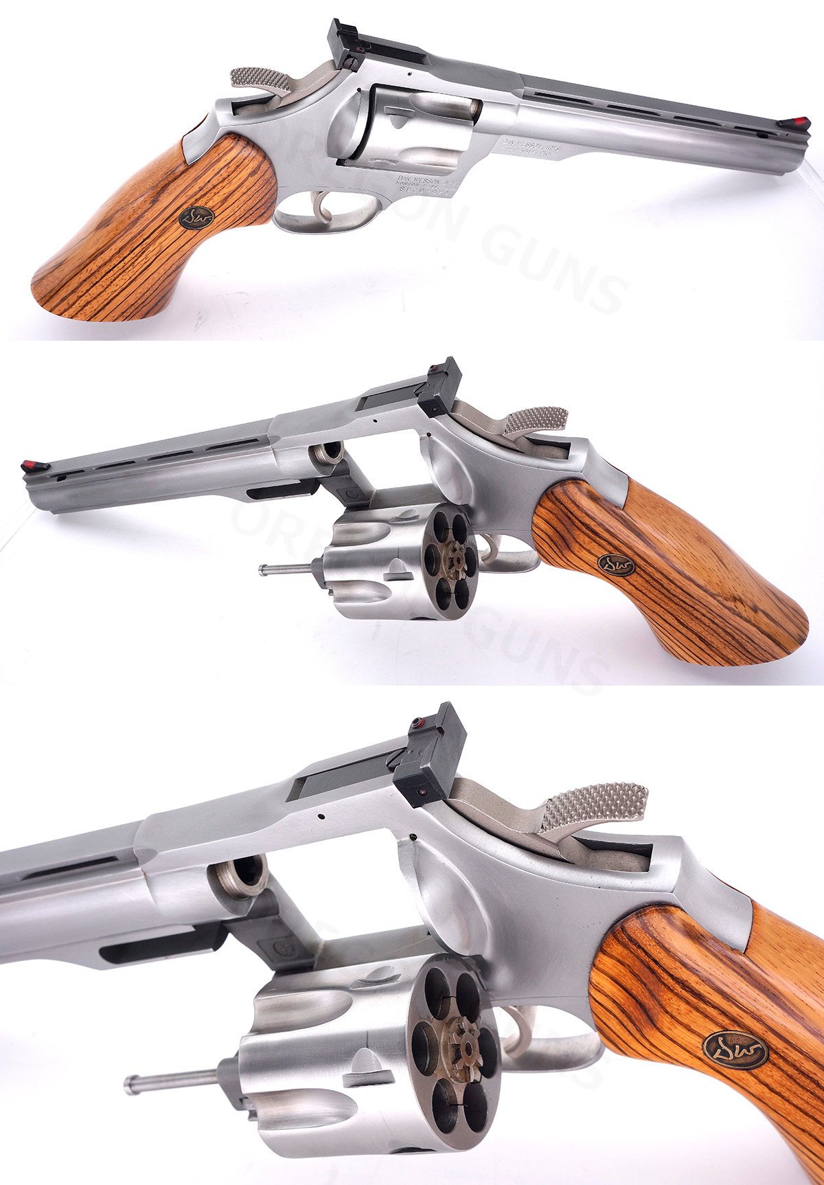 Dan Wesson Arms Model 744-V Stainless Steel Revolver .44 Magnum Sn ...