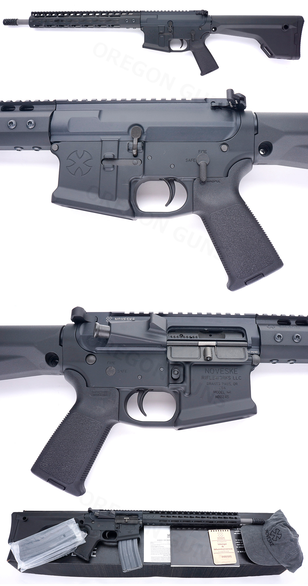 Noveske Rifleworks Model N4 Ar-15 5.56 Nato Extra Mags Nib Sn# N00245 5 ...
