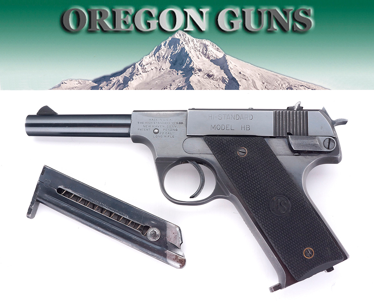 High Standard MODEL HB 2ND MODEL SEMI-AUTO PISTOL .22 CAL C&R OK SN ...
