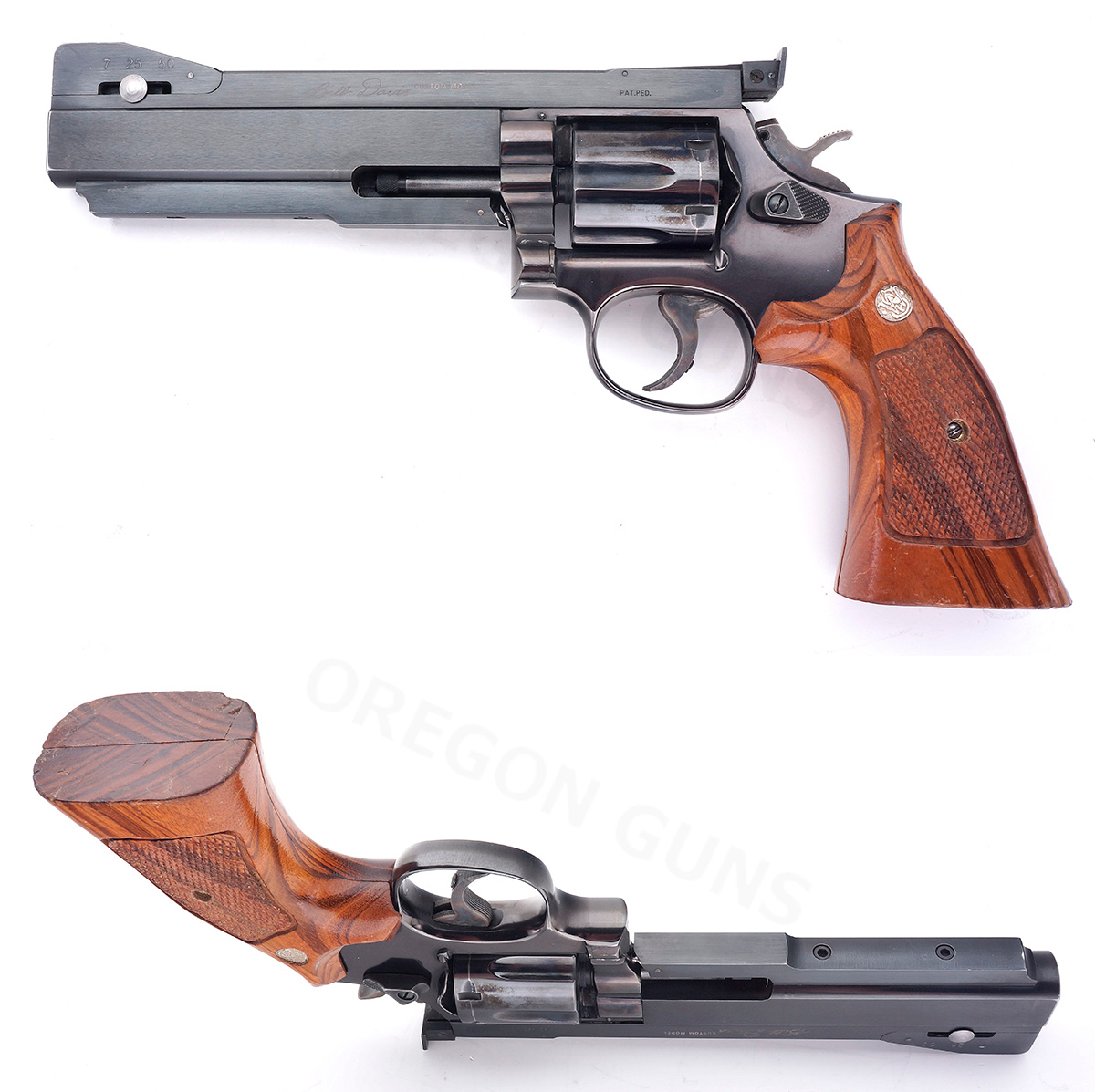 Smith & Wesson - S&W BILL DAVIS PPC CUSTOM MODEL 10-8 .38 SPL REVOLVER ...