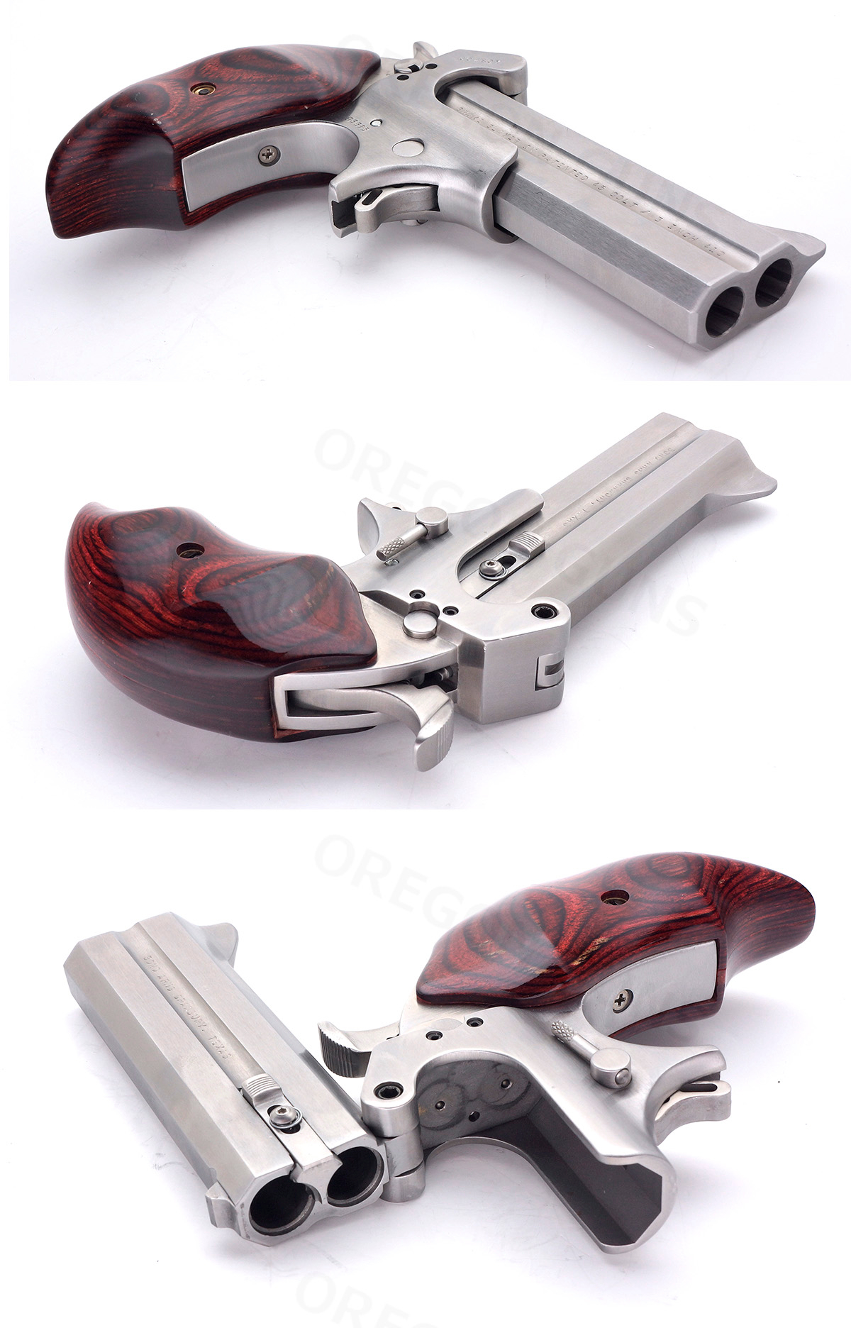 Bond Arms Cowboy Defender O/U Stainless Derringer Comes With 3 Set Of ...
