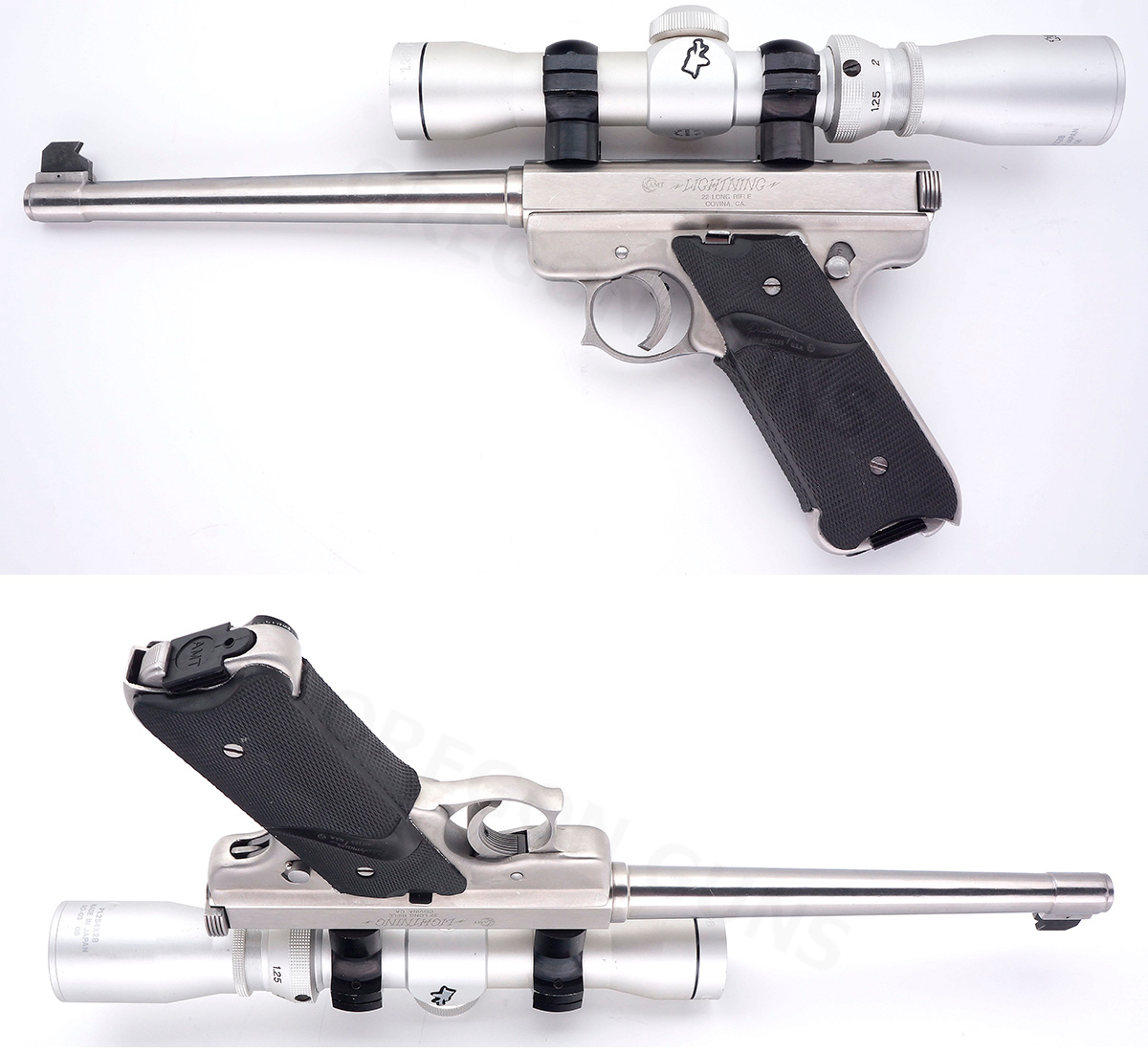 Amt Lightning .22 Auto 8.5 Inch Barrel Stainless Steel Pistol (Not ...
