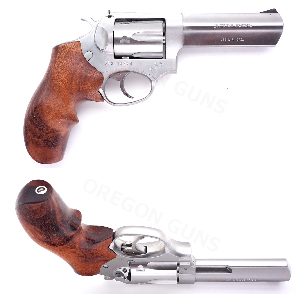Ruger Model Sp101 Stainless Steel .22 Lr Revolver Like New Condition Sn ...