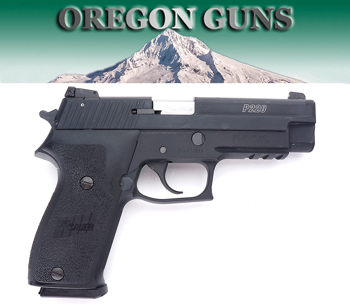 Sig Sauer Sigarms P220 Semiauto Pistol .22 Lr Sn# 37a023894 .22 Lr For ...