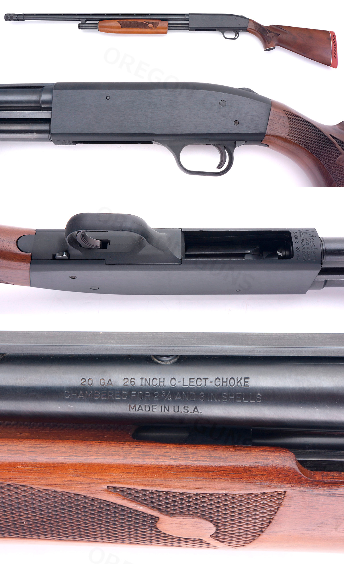 Mossberg Model 500cr 20 Gauge C-Lect Choke System Pump Shotgun C&R Ok ...
