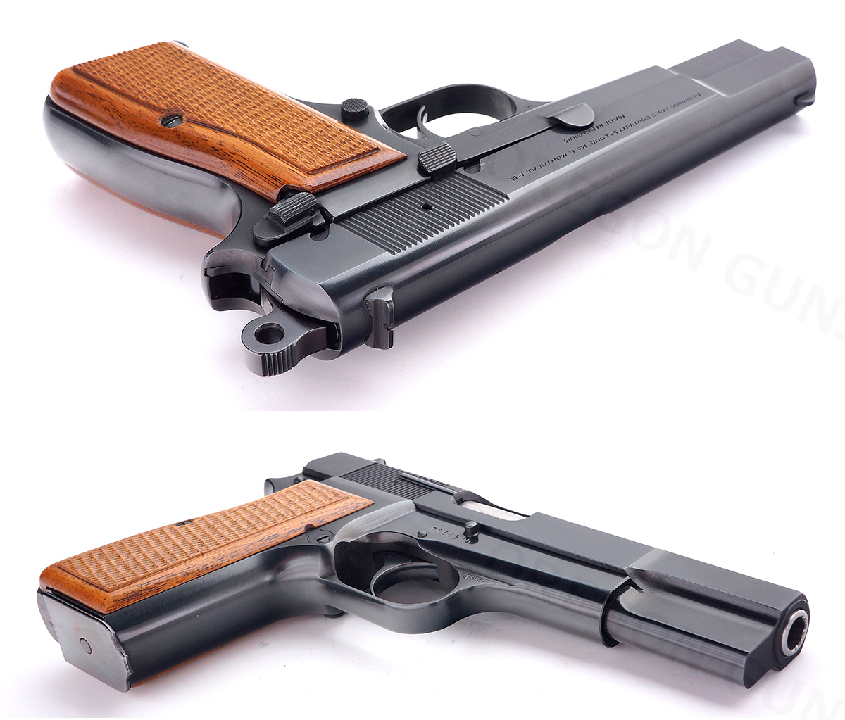 Browning Fn Hi-Power, Ring Hammer, External Extractor Semiauto 9mm ...