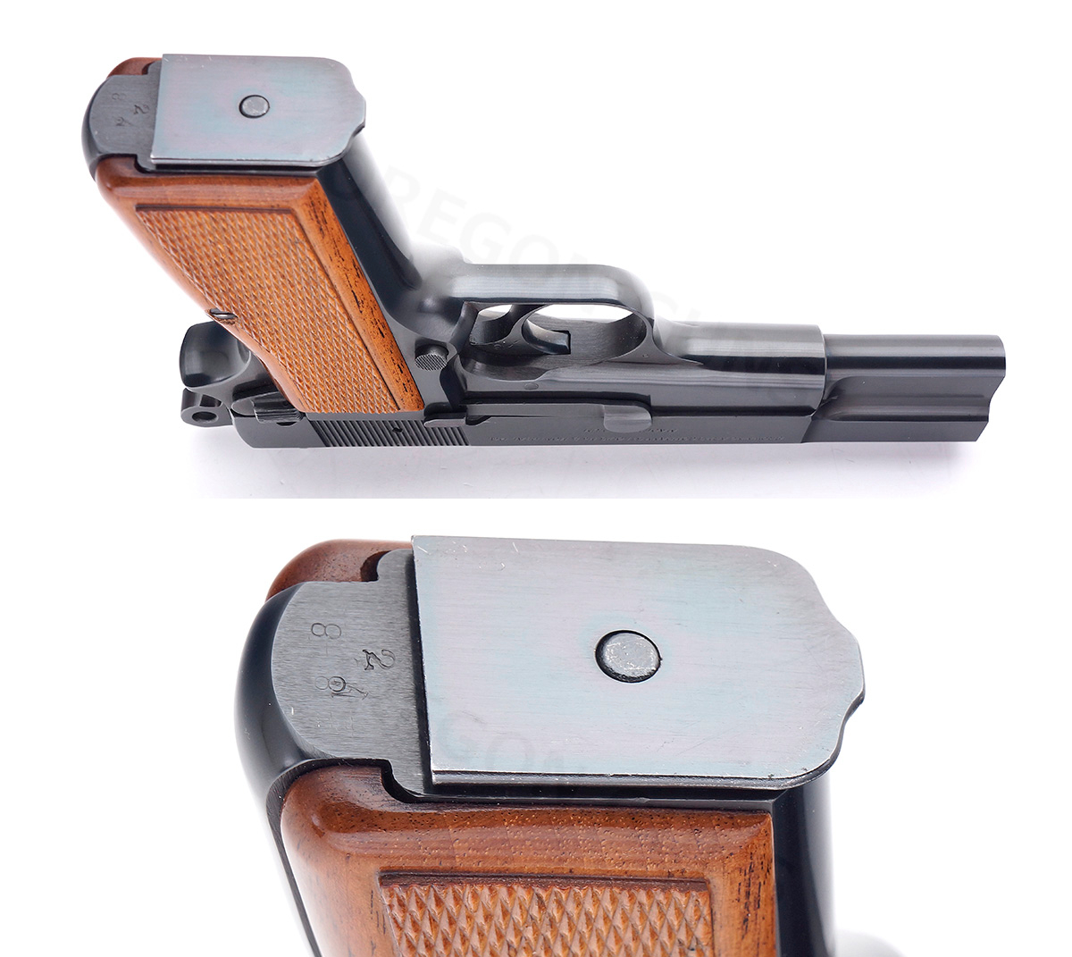 Browning Fn Hi-Power, Ring Hammer, External Extractor Semiauto 9mm ...