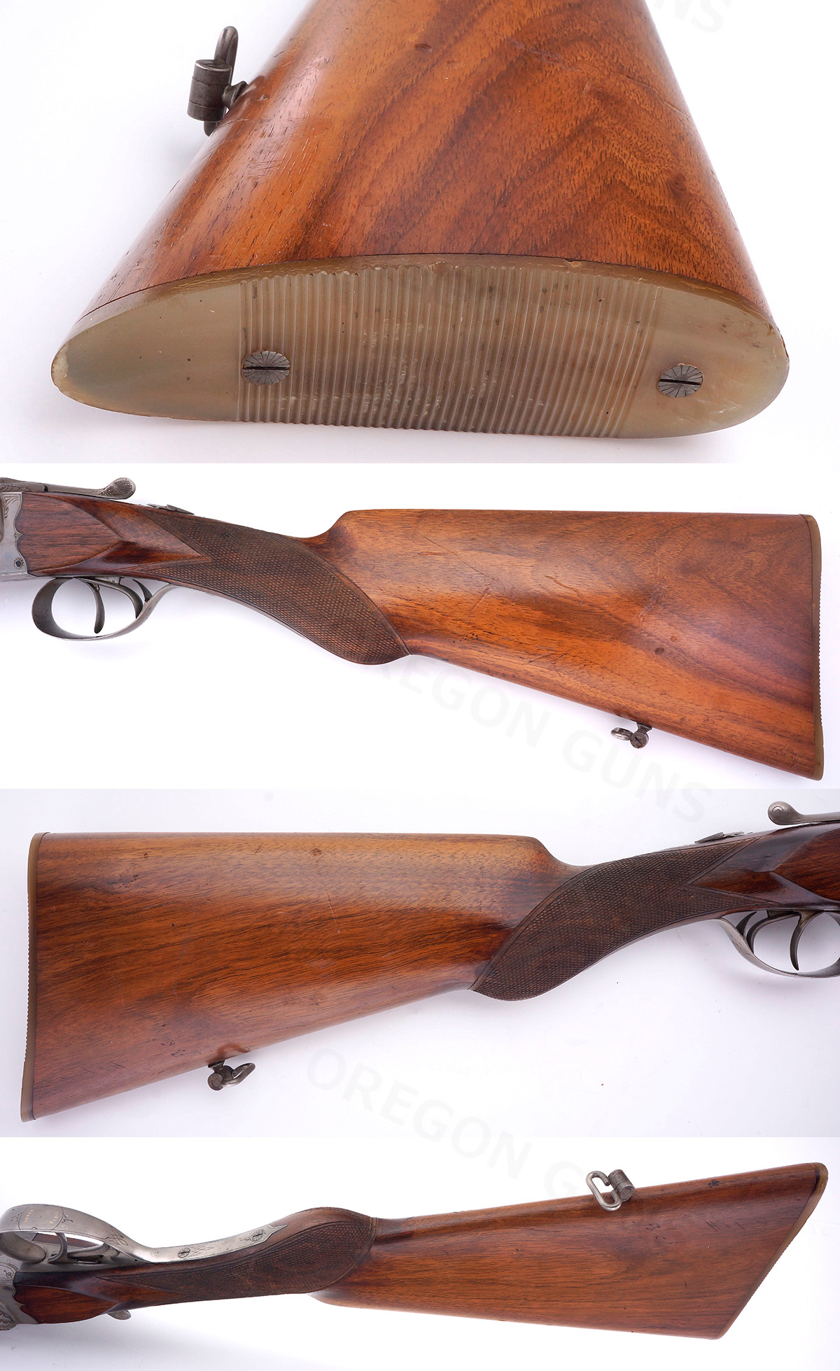 ACIER COMPRIME SUPERIEUR 16GA FRENCH DOUBLE TRIGGER SIDE BY SIDE C&R OK ...