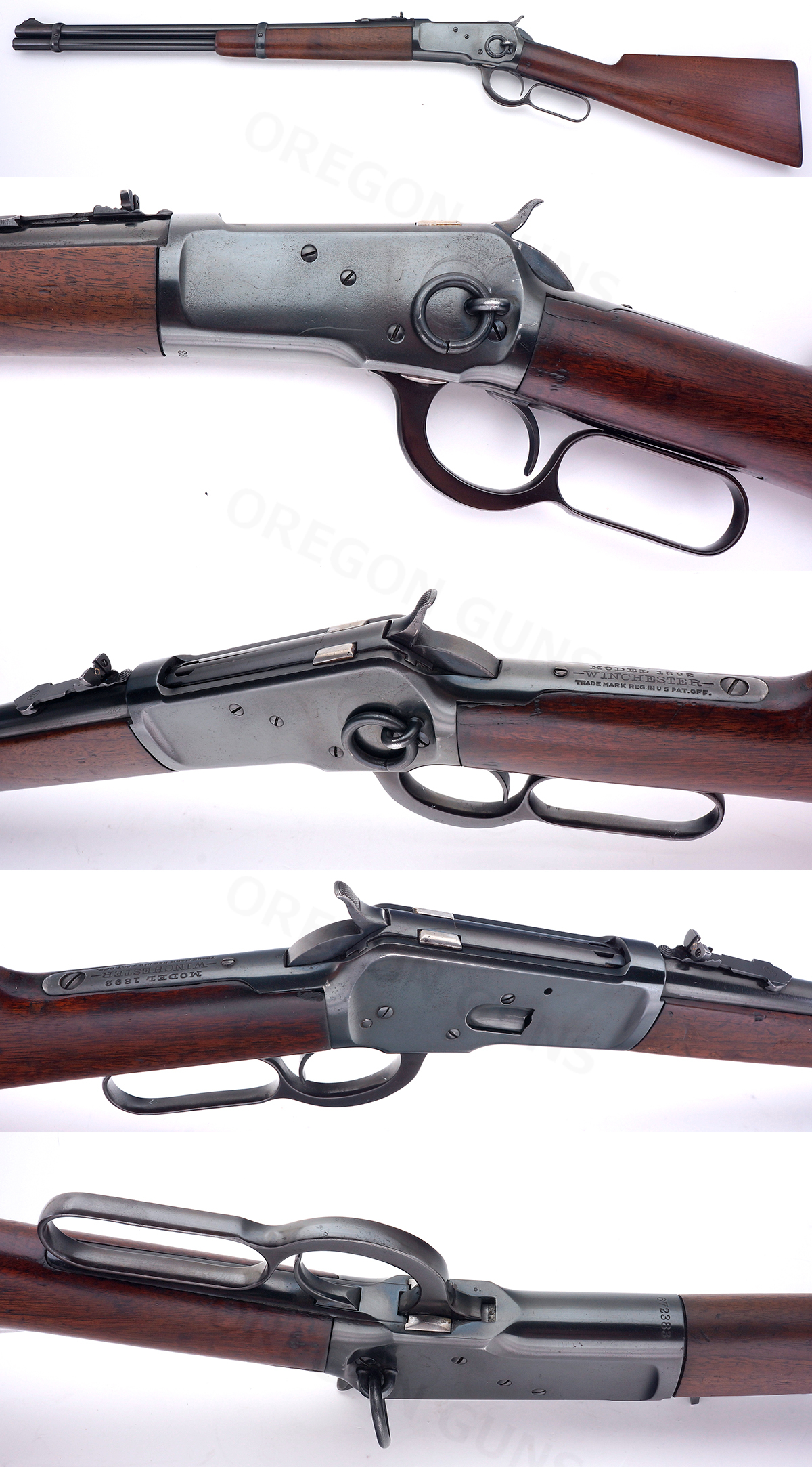 Winchester Model 1892 Lever Action Carbine .44 Magnum Mfg 1912 C&R Ok Sn# 672383 .44 Mag. For ...
