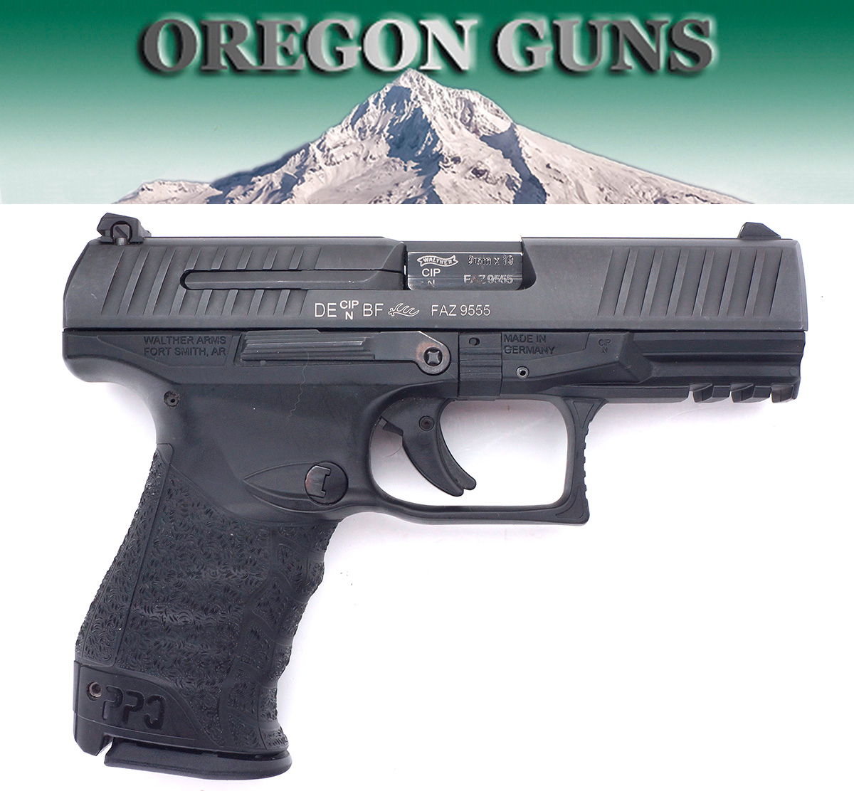 Walther Model Ppq Semiautomatic 9mm Pistol 4 (14) Round Magazines Nib ...