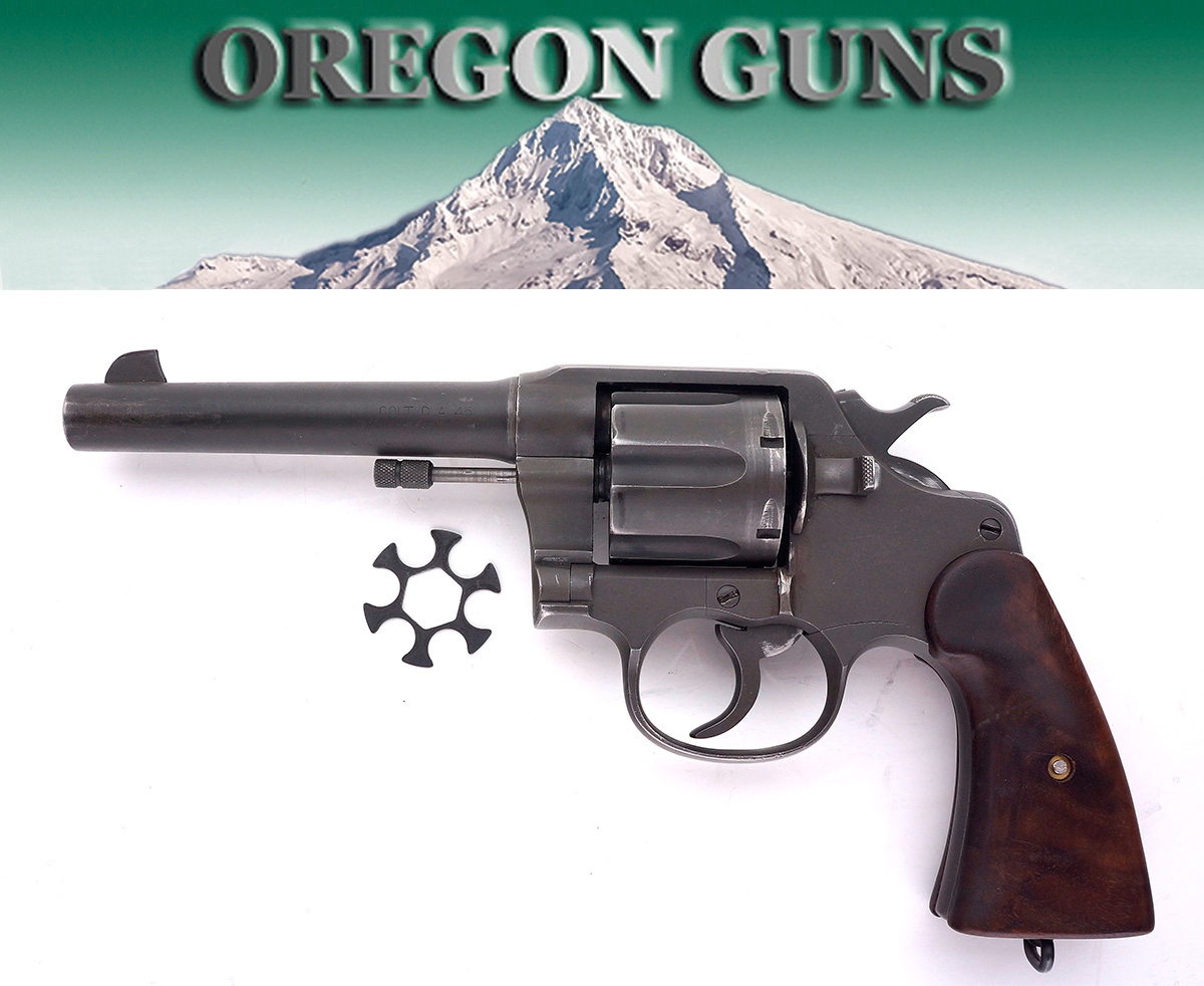 Colt DA 45 MODEL 1917 REVOLVER .45 ACP SN# 51959 17210978 - GunAuction.com