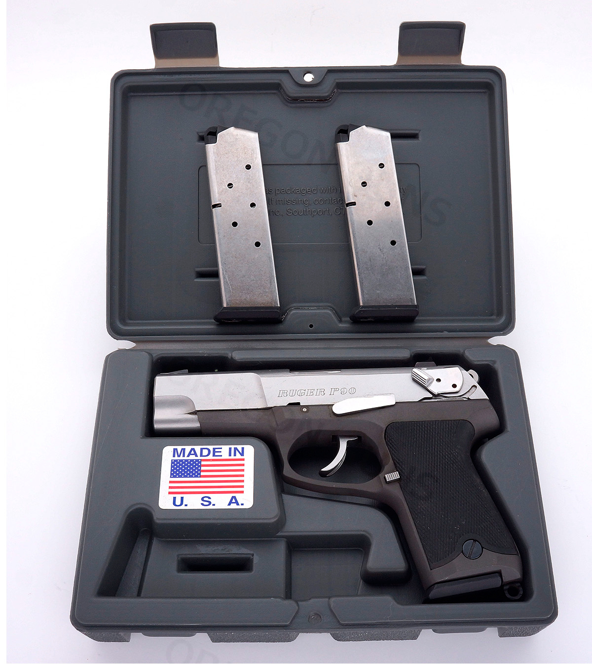 Ruger Model P90 Stainless Steel .45 Acp Semiauto Pistol Sn# 660-88082 ...