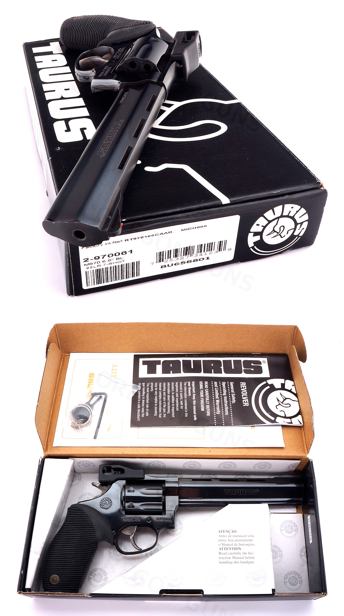 Taurus Model 970 Tracker Revolver 6.5 Inch Barrel .22 Lr Like New In ...