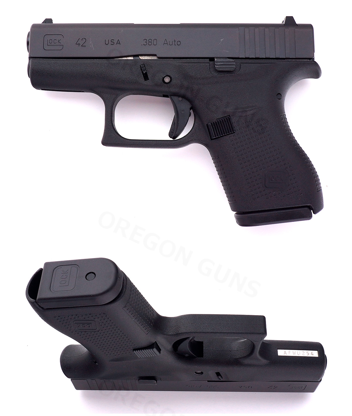 Glock Model 42 Sub-Compact .380 Acp Semi Pistol New In Box Sn# Afwu254 ...