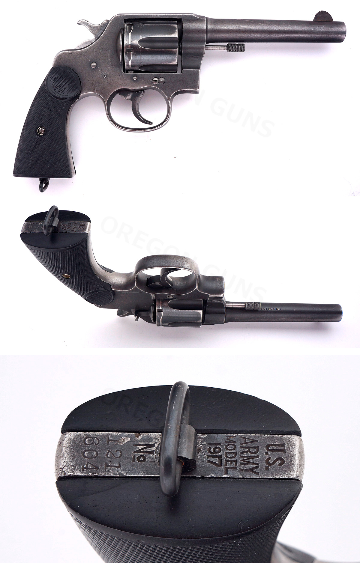 Colt Da 45 U. S. Army Model 1917 Hand Ejector Us Property .45 Lc C&R Ok ...