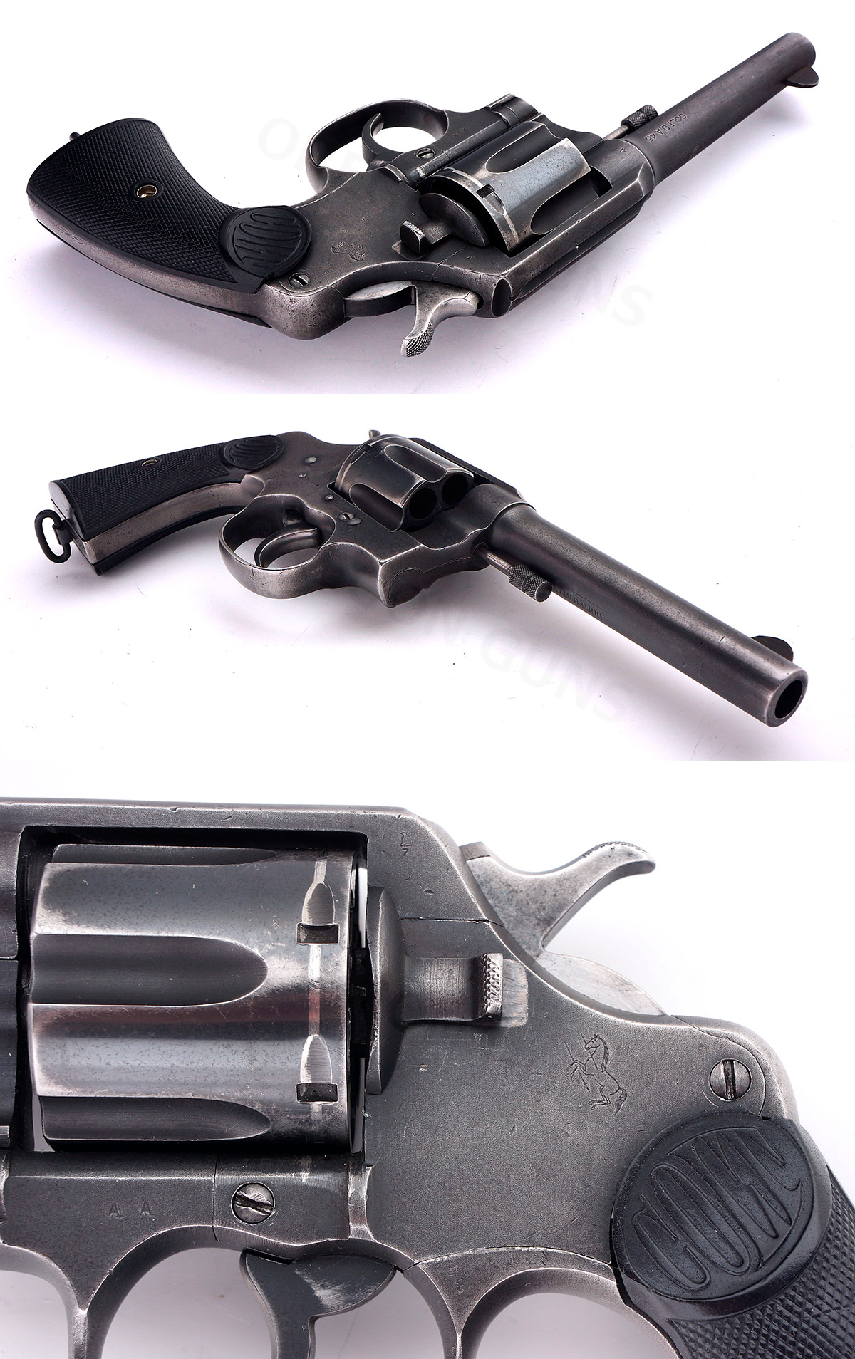 Colt Da 45 U. S. Army Model 1917 Hand Ejector Us Property .45 Lc C&R Ok ...