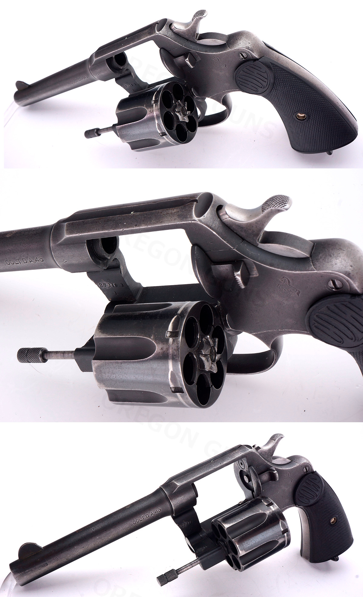 Colt Da 45 U. S. Army Model 1917 Hand Ejector Us Property .45 Lc C&R Ok ...