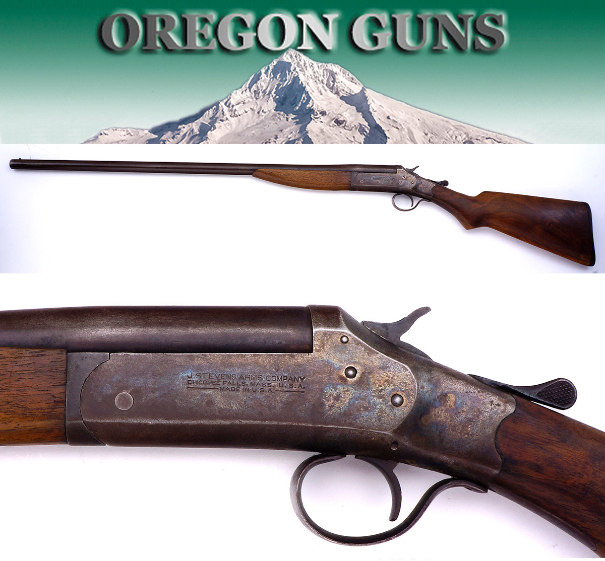 Stevens Arms Single Shot Hammer Top-Break 16 Ga Shotgun C&R Ok Sn# None ...