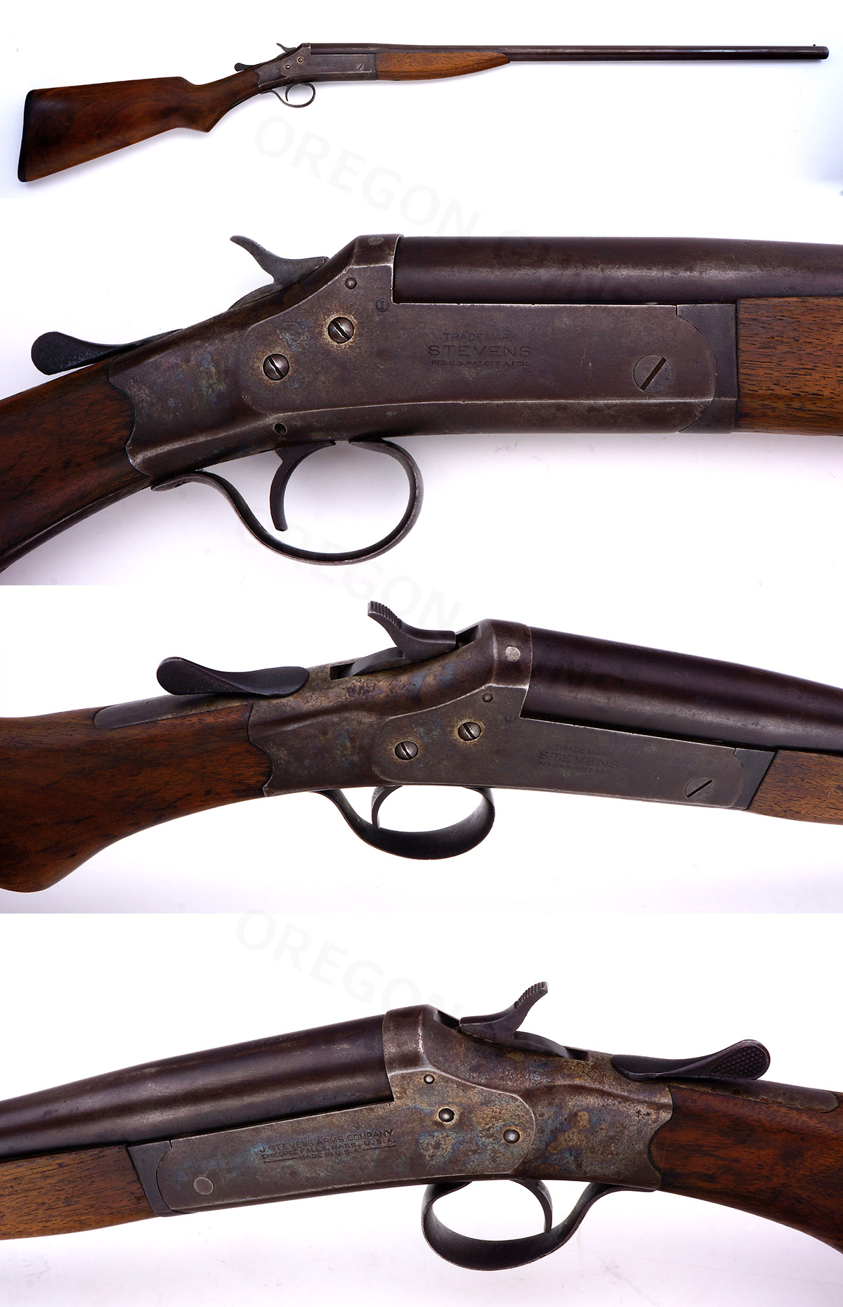 Stevens Arms Single Shot Hammer Top-Break 16 Ga Shotgun C&R Ok Sn# None ...