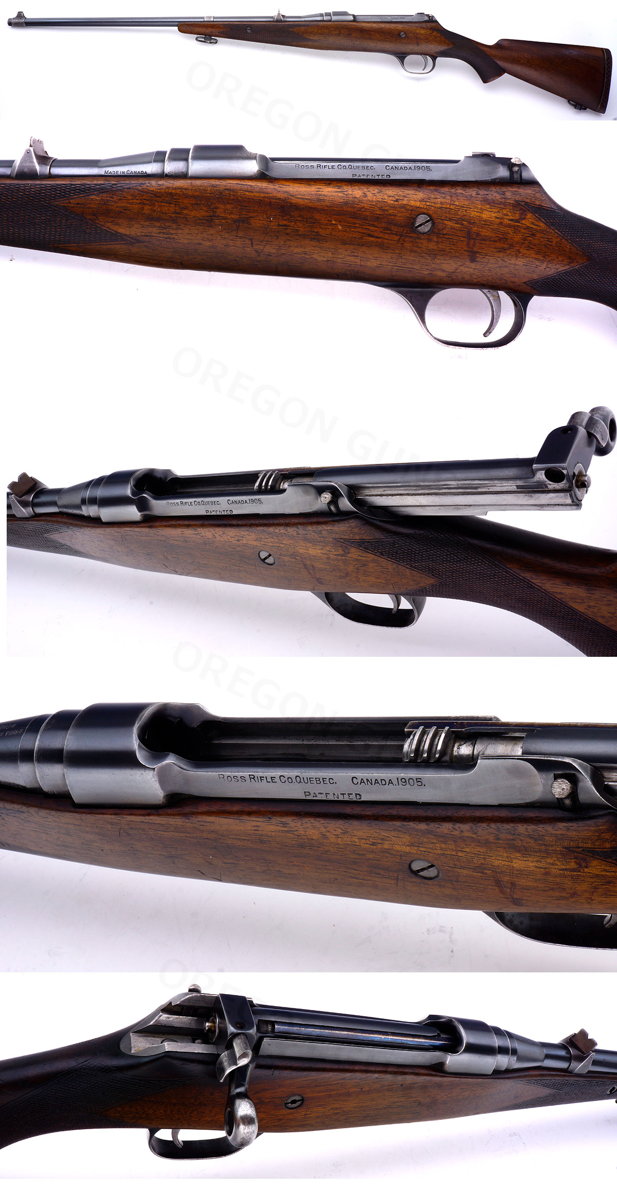 Canadian Ross Model 1905 Straight Pull Bolt Rifle .280 Ross C&R Ok Very ...