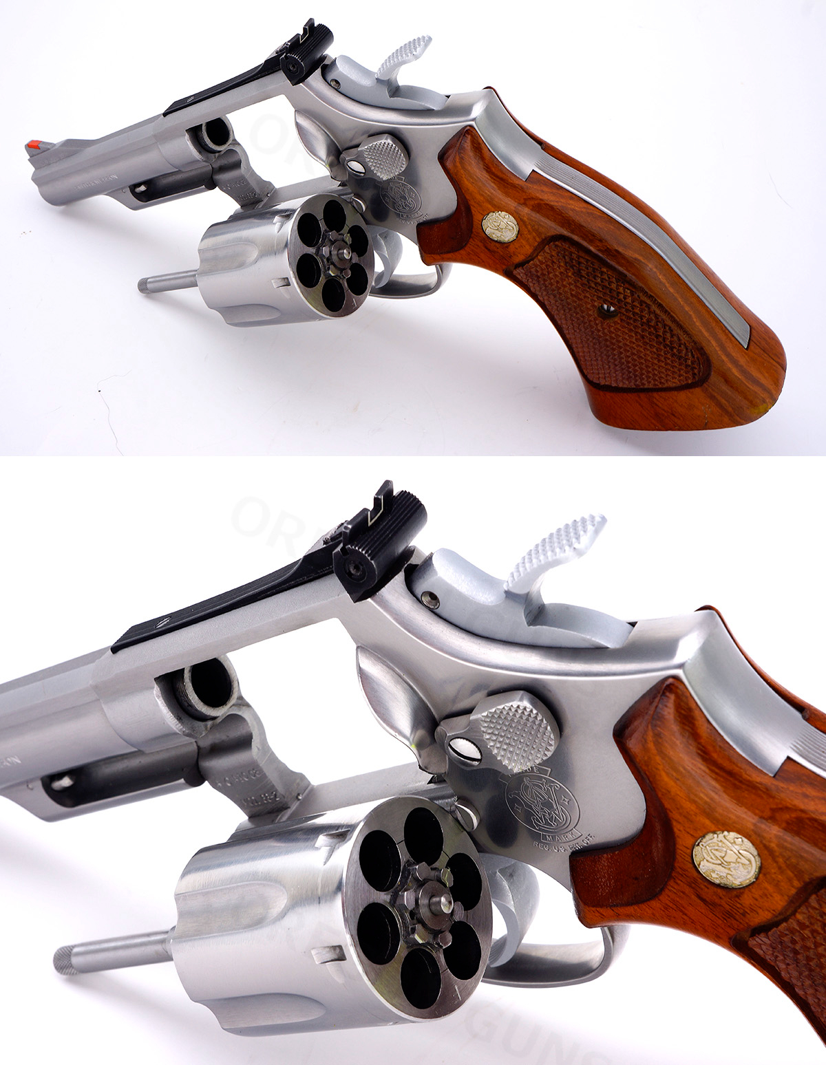 Smith & Wesson S&W Model 66-2 Stainless Steel .357 Mag Revolver Very ...