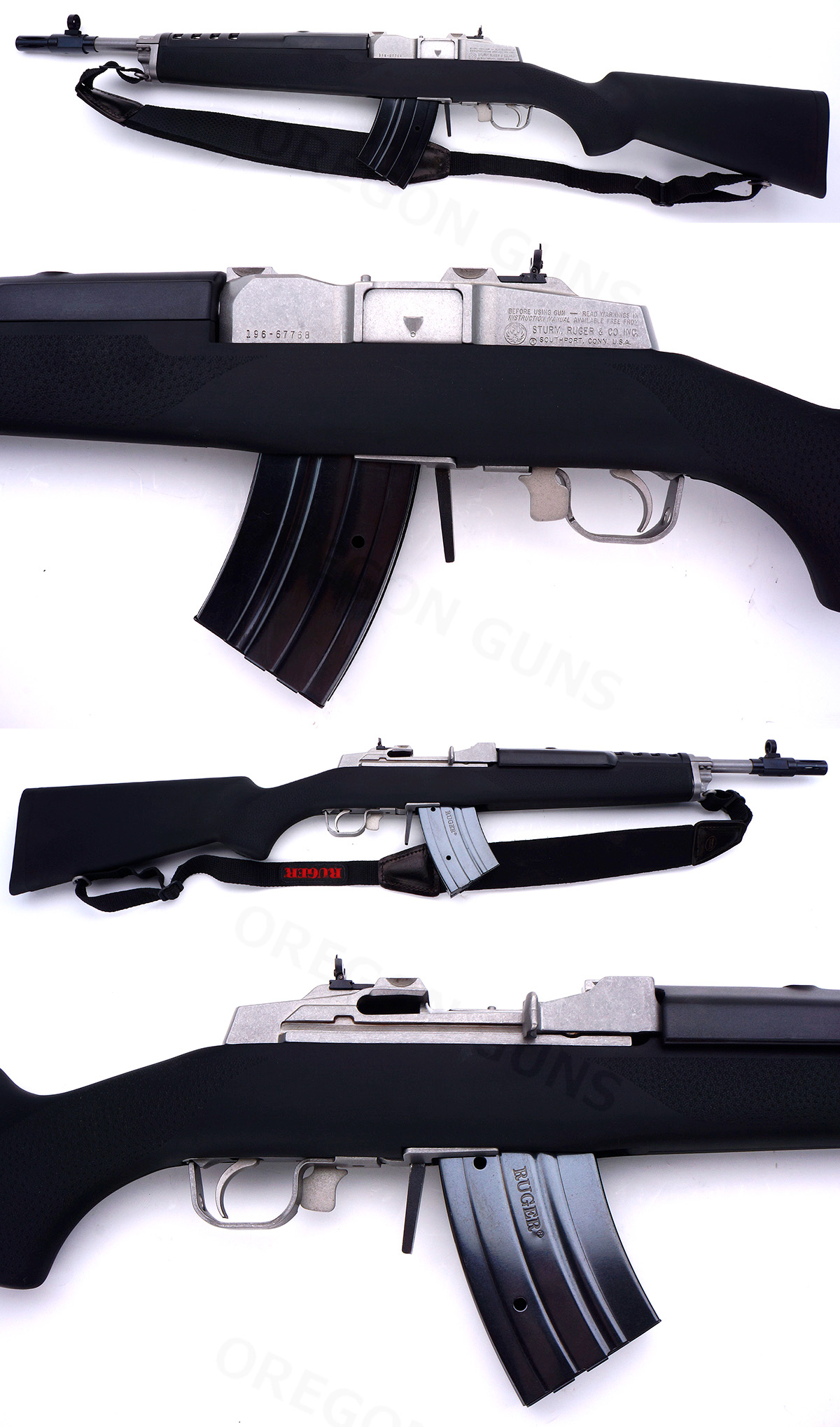 Ruger Mini Thirty Ranch Stainless Synthetic Stock 7.62x39 Semiauto ...