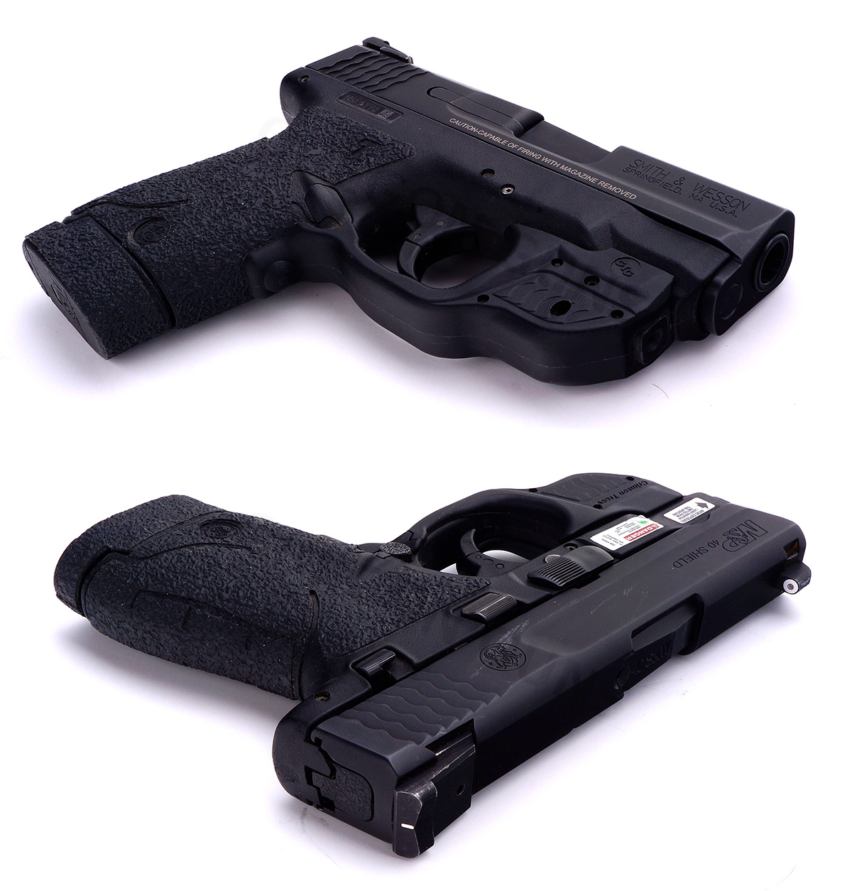 Smith & Wesson S&W M&P Shield 40 S&W Semiauto Pistol Crimson Trace ...