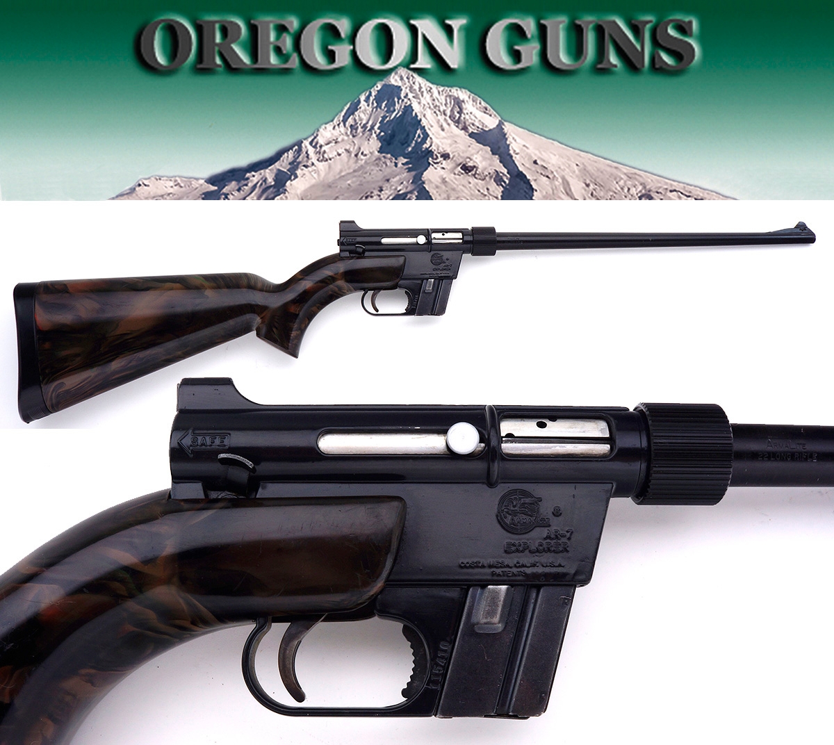 Armalite Ar-7 Explorer Survival .22 Lr Semiauto Rifle That Floats With ...