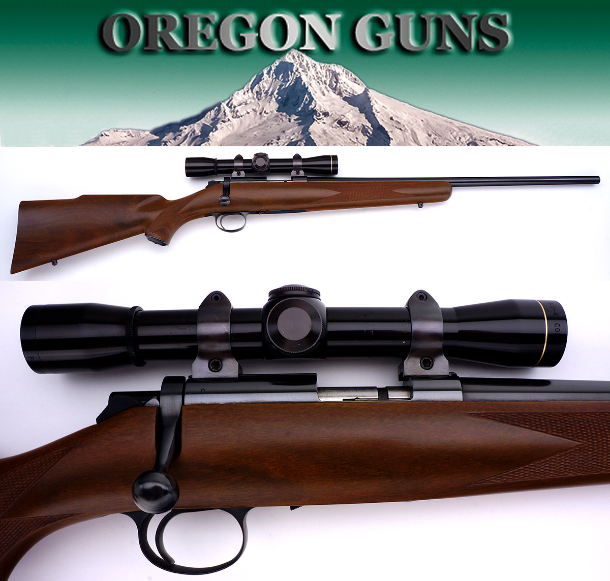 Kimber Of Oregon Model 82 Bolt Rifle .22 Hornet Leopold Scoop Like New ...