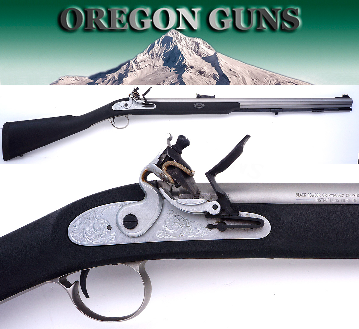 Thompson Center Arms FIRE STORM FLINTLOCK MUZZLELOADER RIFLE .50 CAL ...