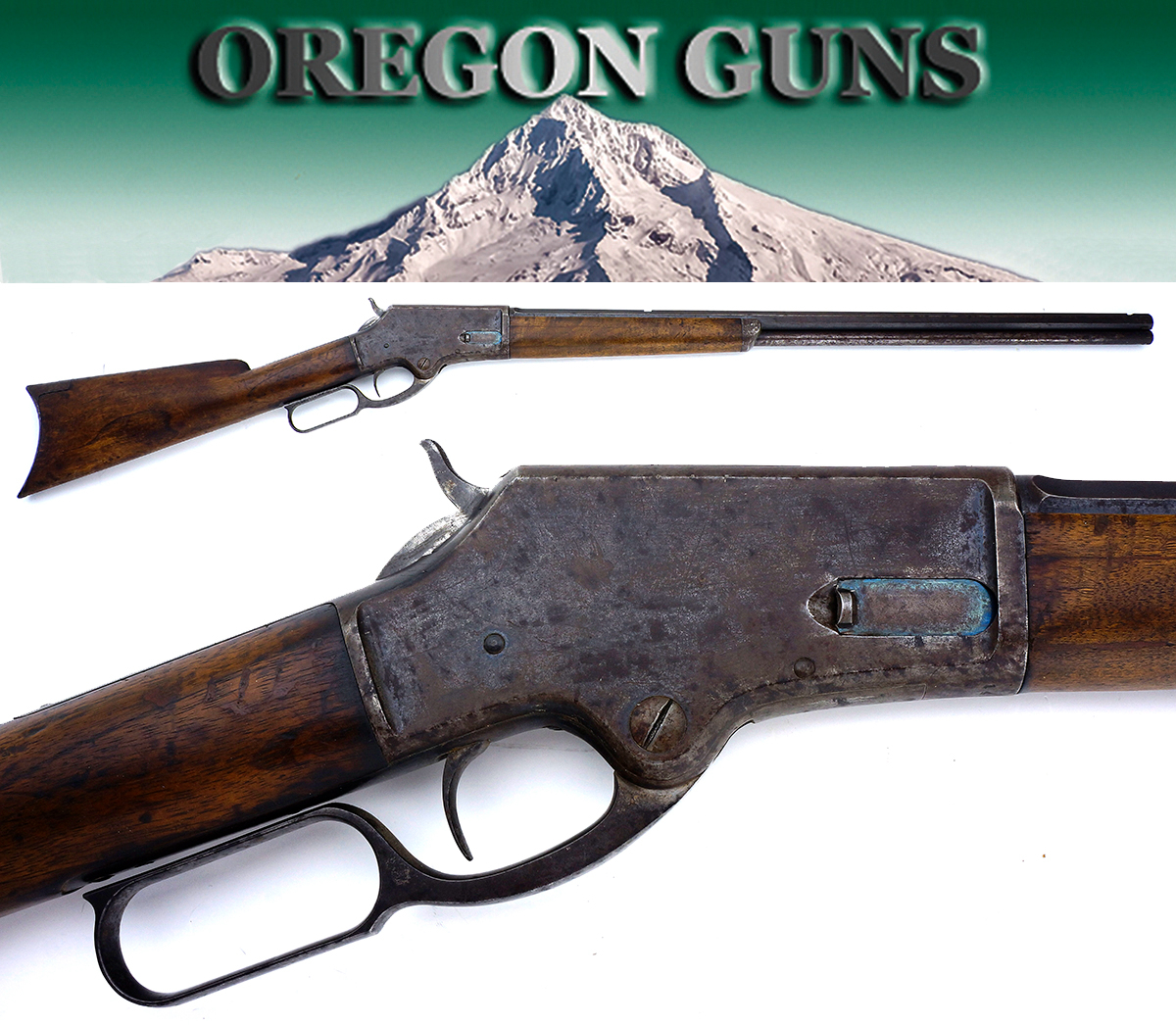 Marlin Model 1881 Lever Action Rifle 38-55 Made 1886 Sn# 14491 No Ffl ...
