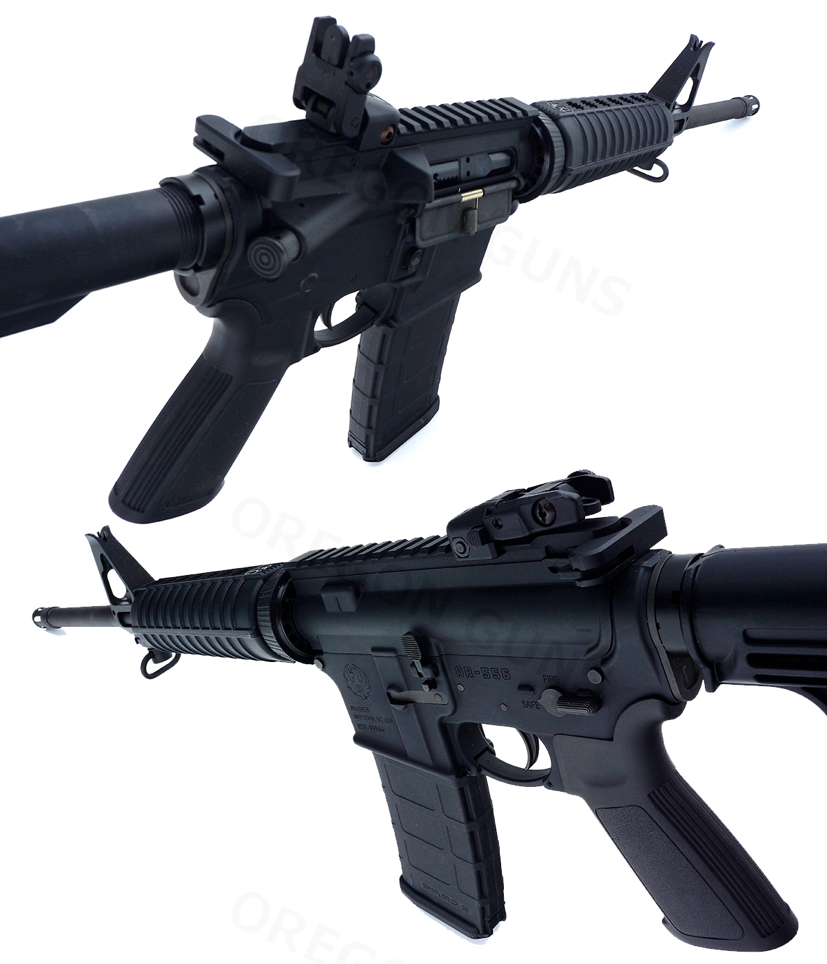 Ruger Ar-556 Ar15 Semiauto Rifle Cal 5.56 Nato With Extra Mags Sn# 850 ...