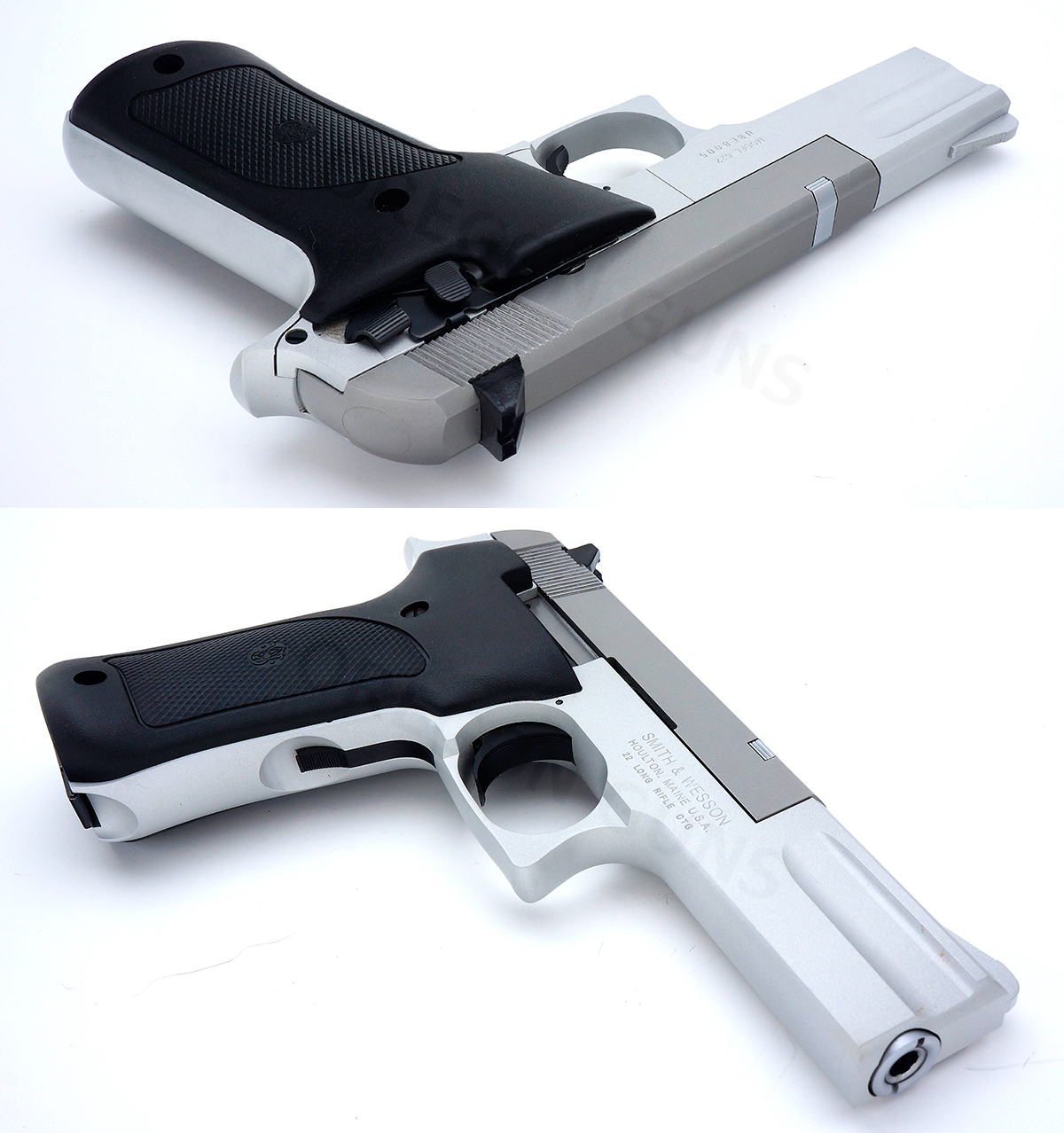 Smith & Wesson S&W MODEL 622 ALLOY FRAME STAINLESS SLIDE SEMI PISTOL ...