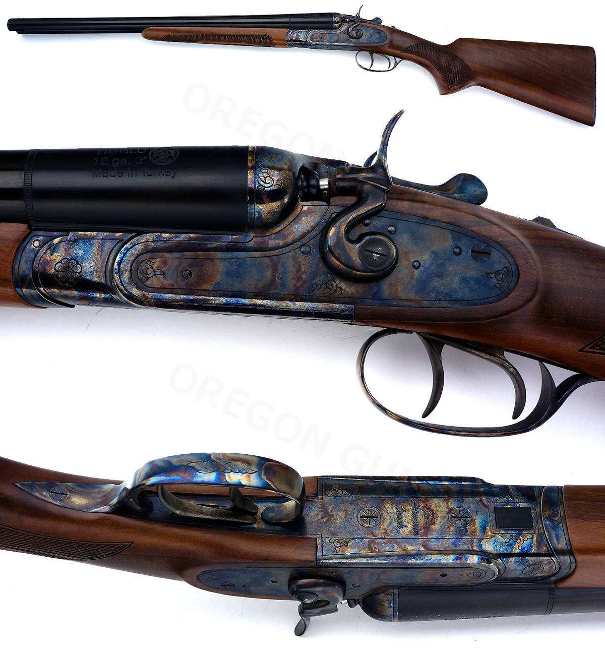 Huglu Firearms MODEL HRZ HAMMER COACH SIDE BY SIDE 12GA LIKE NEW ...