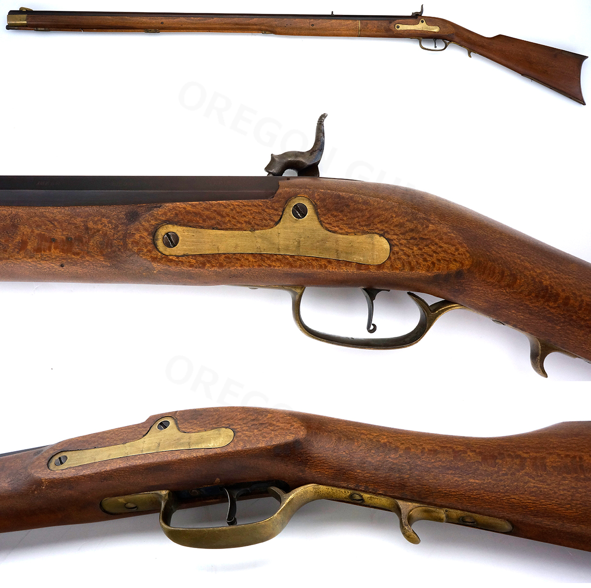 Jukar Spain Kentucky Rifle .45 Cal Black Power Percussion Rifle Sn ...