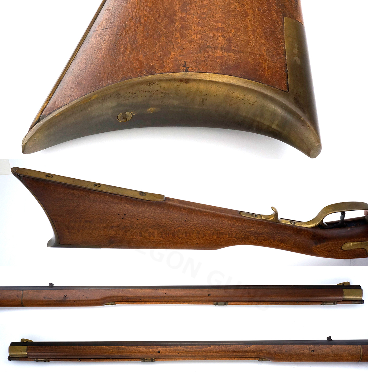 Jukar Spain Kentucky Rifle .45 Cal Black Power Percussion Rifle Sn ...