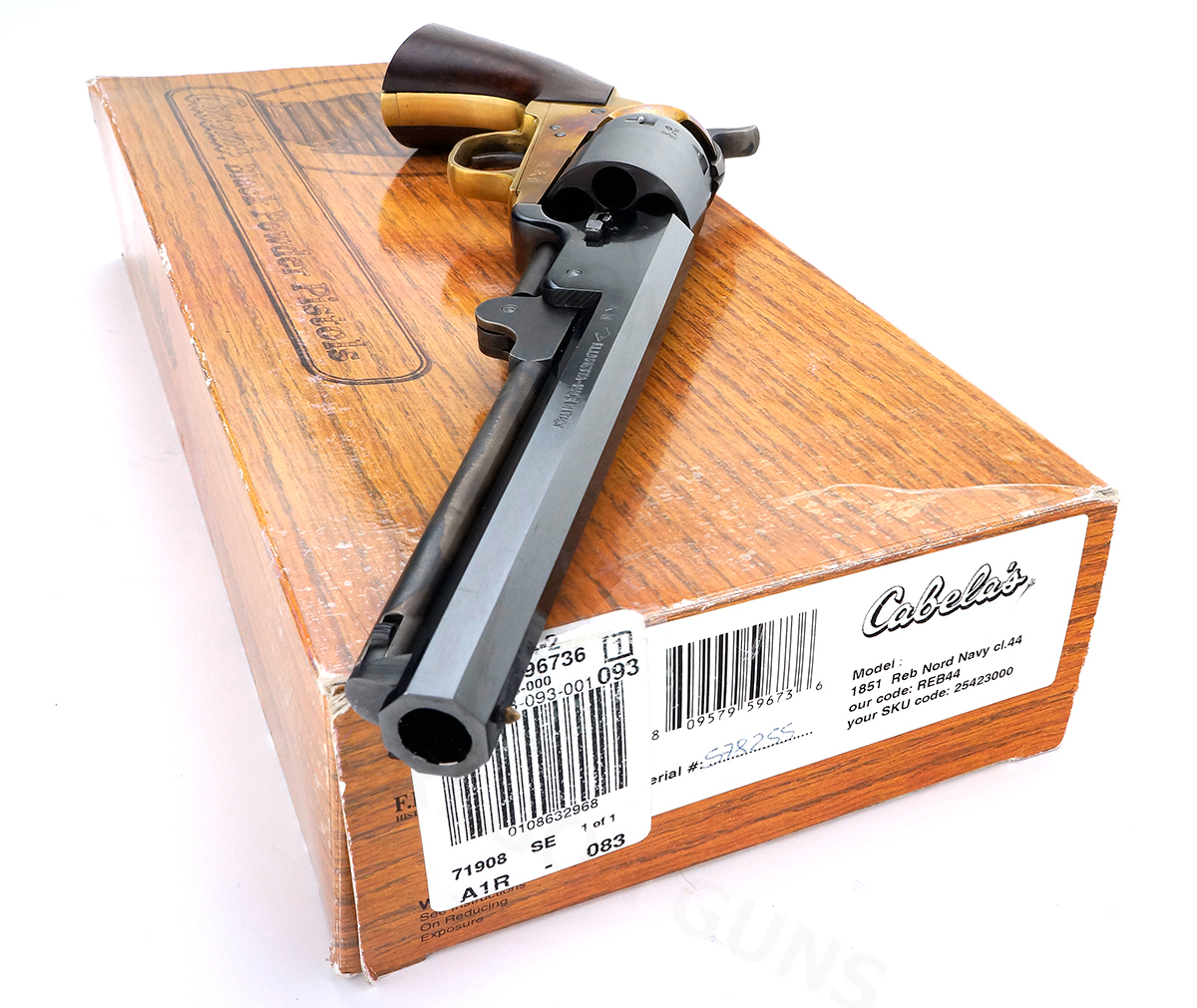 F.Lli Pietta Cabelas 1851 Confederate Navy .44 Ball Black Powder ...