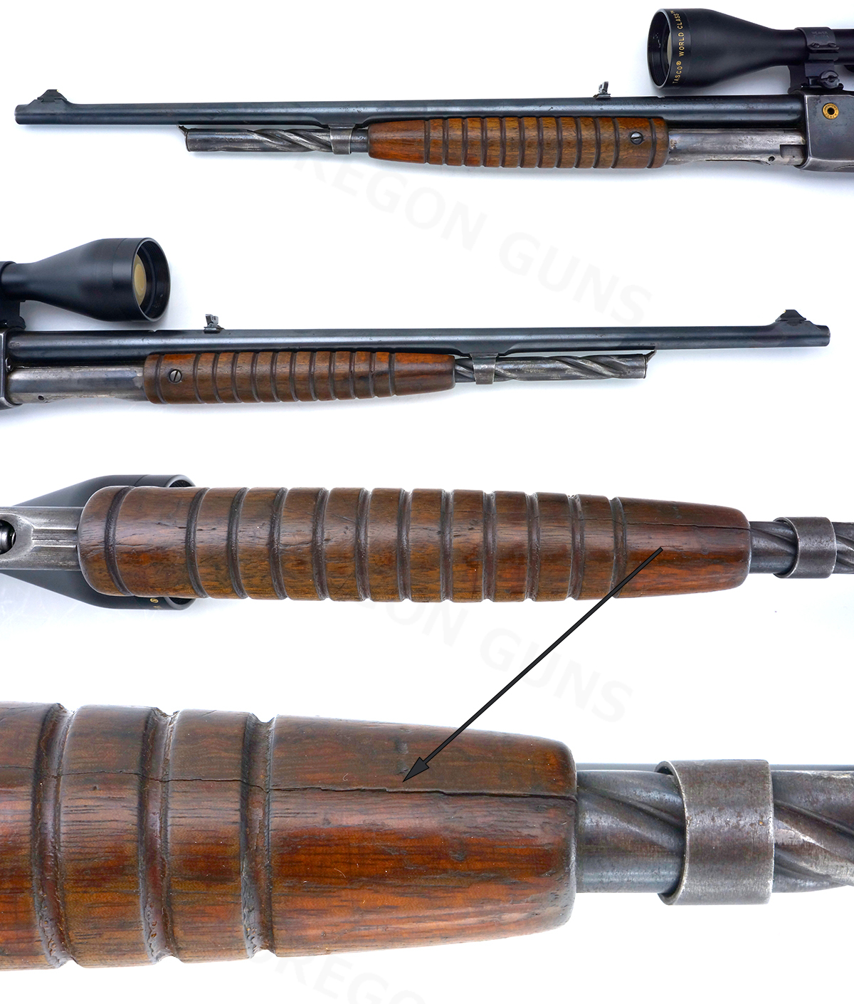 Remington Umc Model 14 Pump Take Down Rifle .30 Rem Mfg 1926 C&R Ok Sn ...