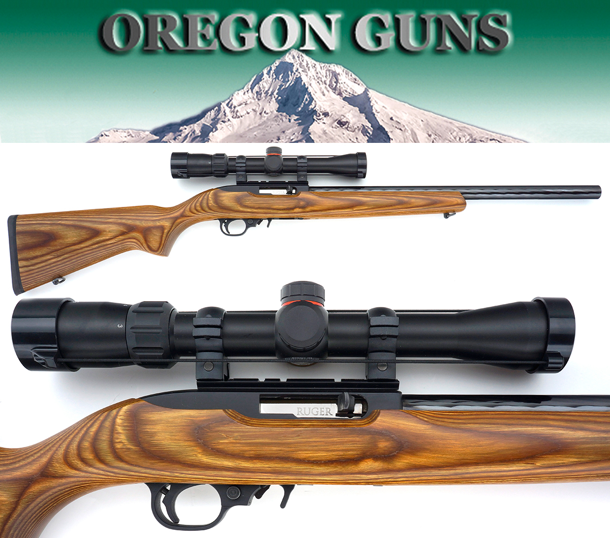 Ruger 10/22 Target .22 Lr Rifle Laminated Stock Like New Condition ...